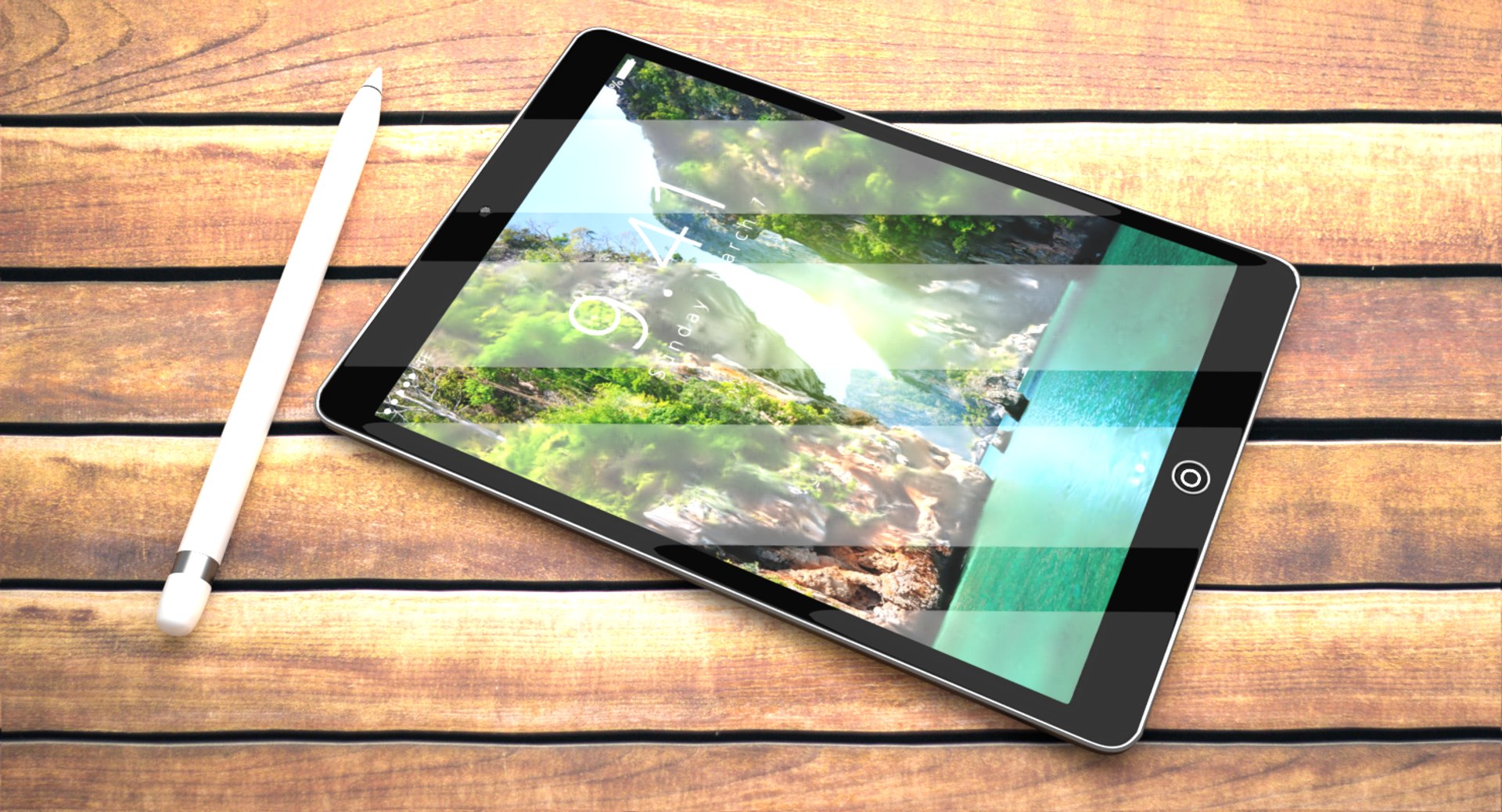 Apple Ipad Pro Space 3D Model - TurboSquid 1250161