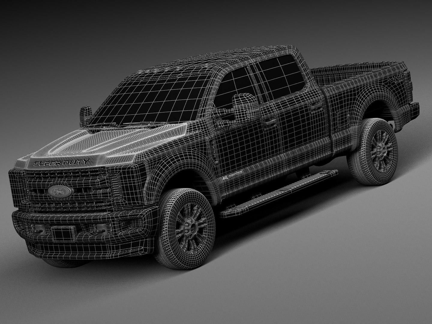 3d 2017 Duty F-250
