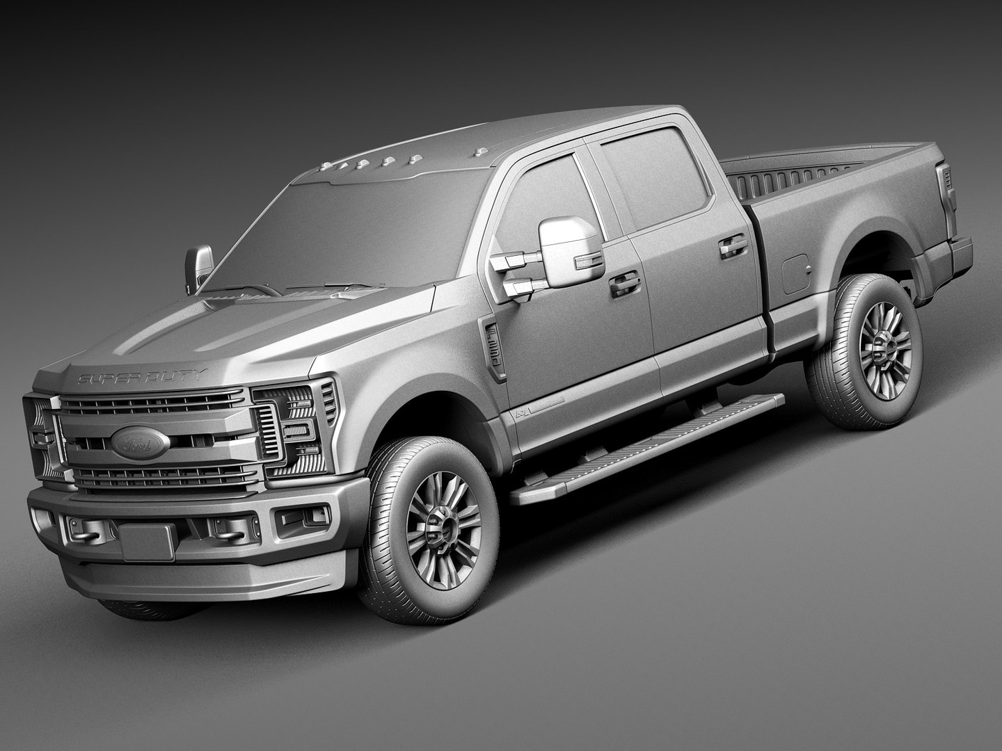 3d 2017 Duty F-250