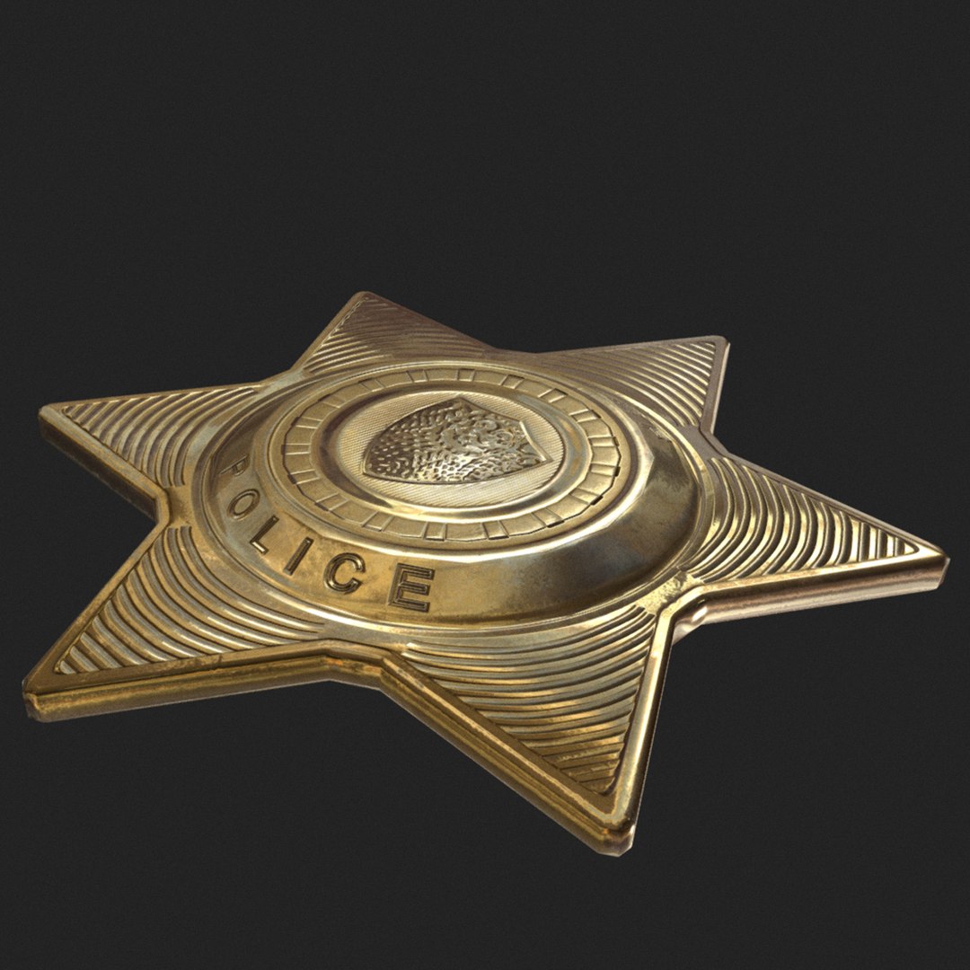 Police Badge 3D - TurboSquid 1232187