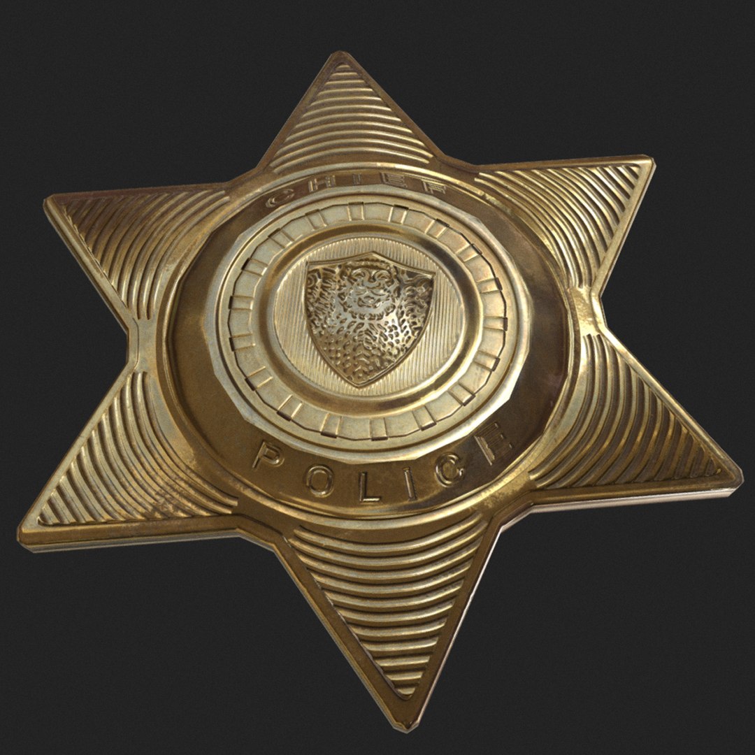 Police Badge 3D - TurboSquid 1232187