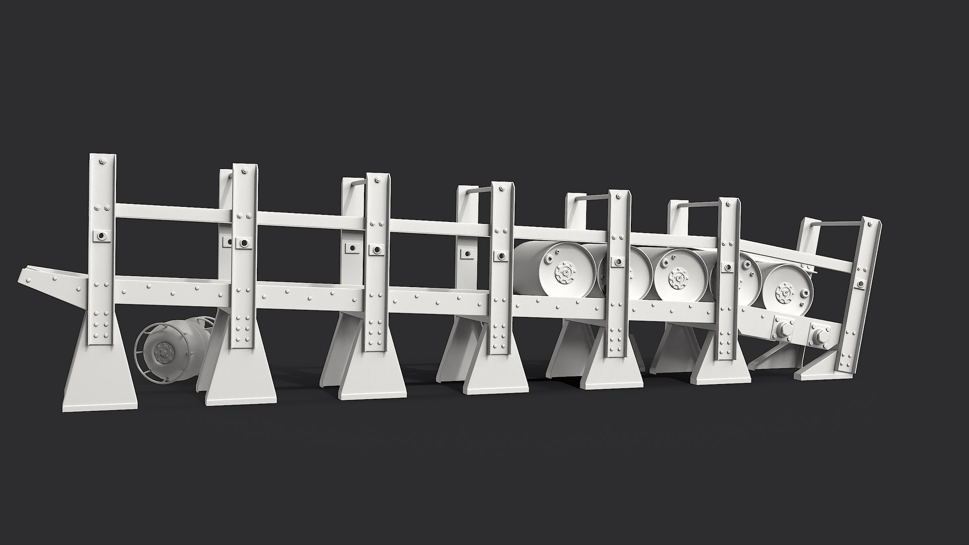3D Depth Charge Release Tracks Model - TurboSquid 1920389