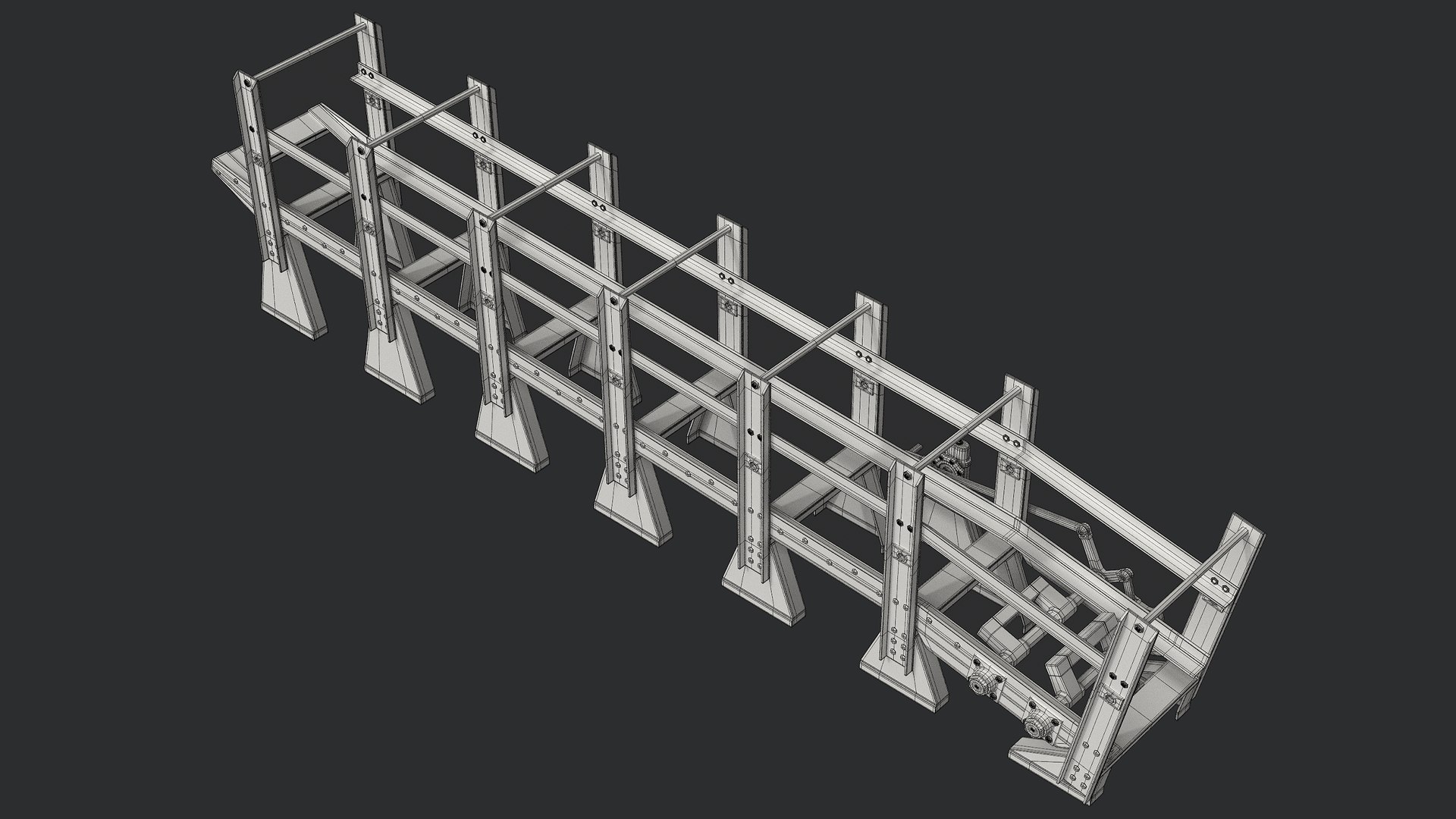 3D Depth Charge Release Tracks Model - TurboSquid 1920389