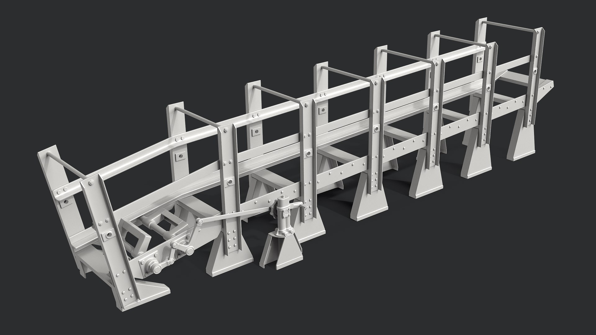 3D Depth Charge Release Tracks Model - TurboSquid 1920389