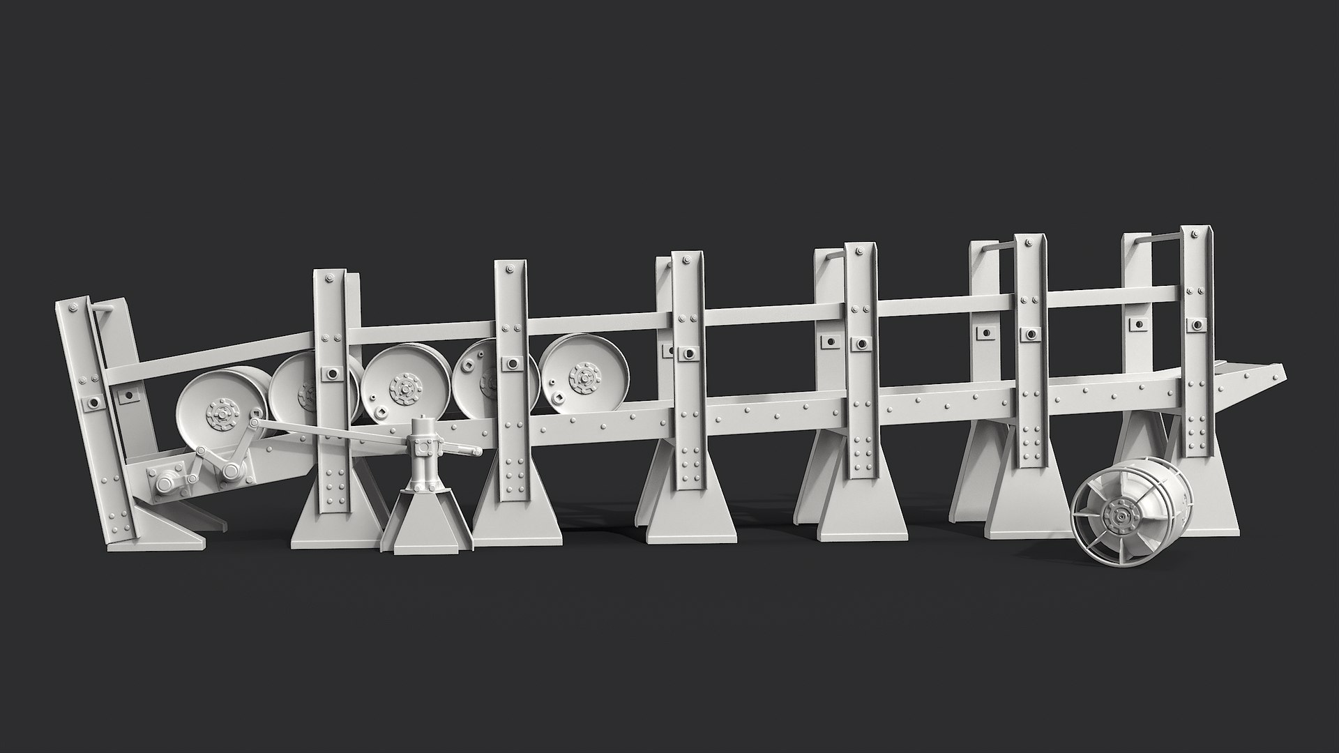 3D Depth Charge Release Tracks Model - TurboSquid 1920389