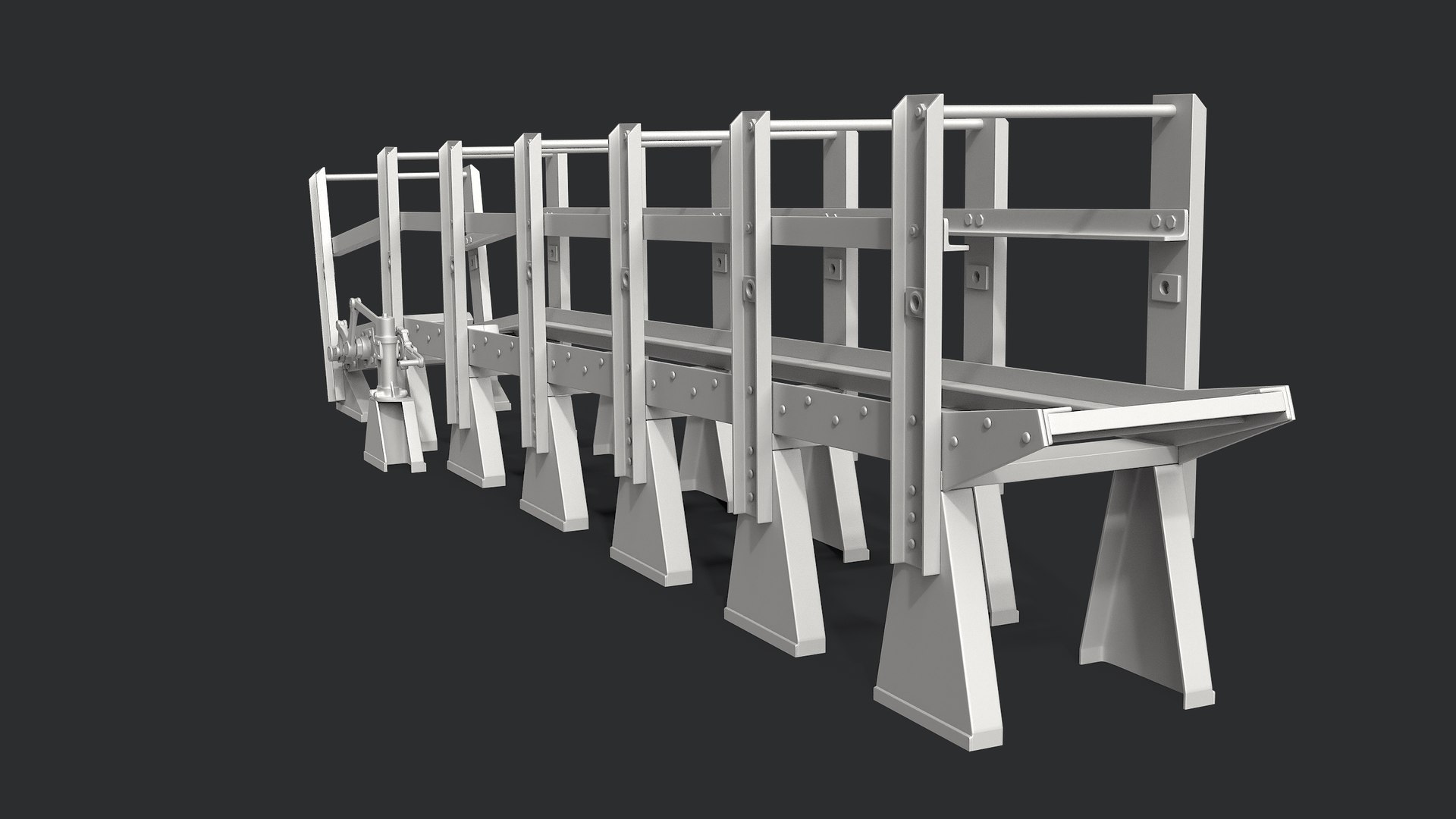 3D Depth Charge Release Tracks Model - TurboSquid 1920389