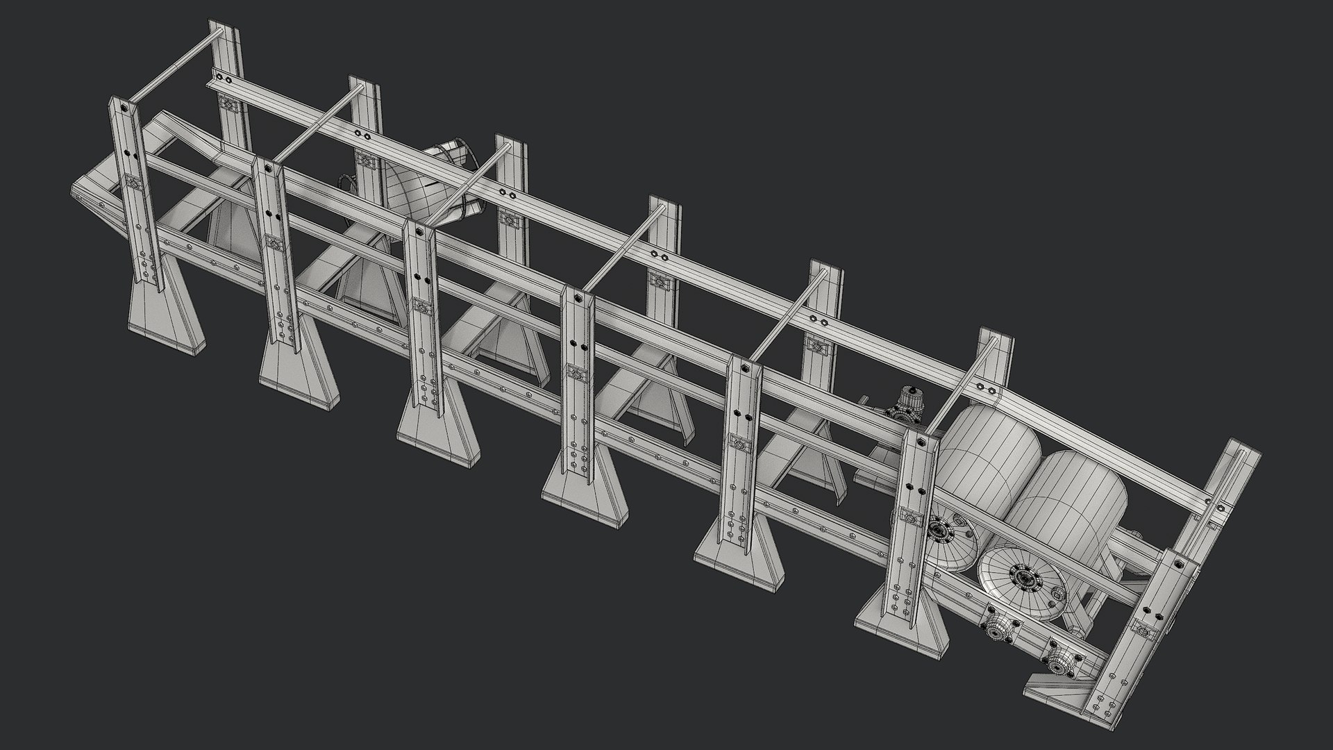 3D Depth Charge Release Tracks Model - TurboSquid 1920389