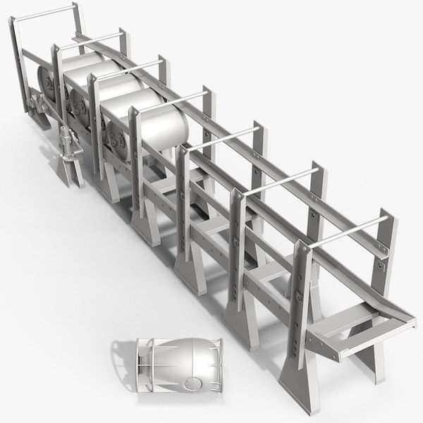 3D Depth Charge Release Tracks model - TurboSquid 1920389