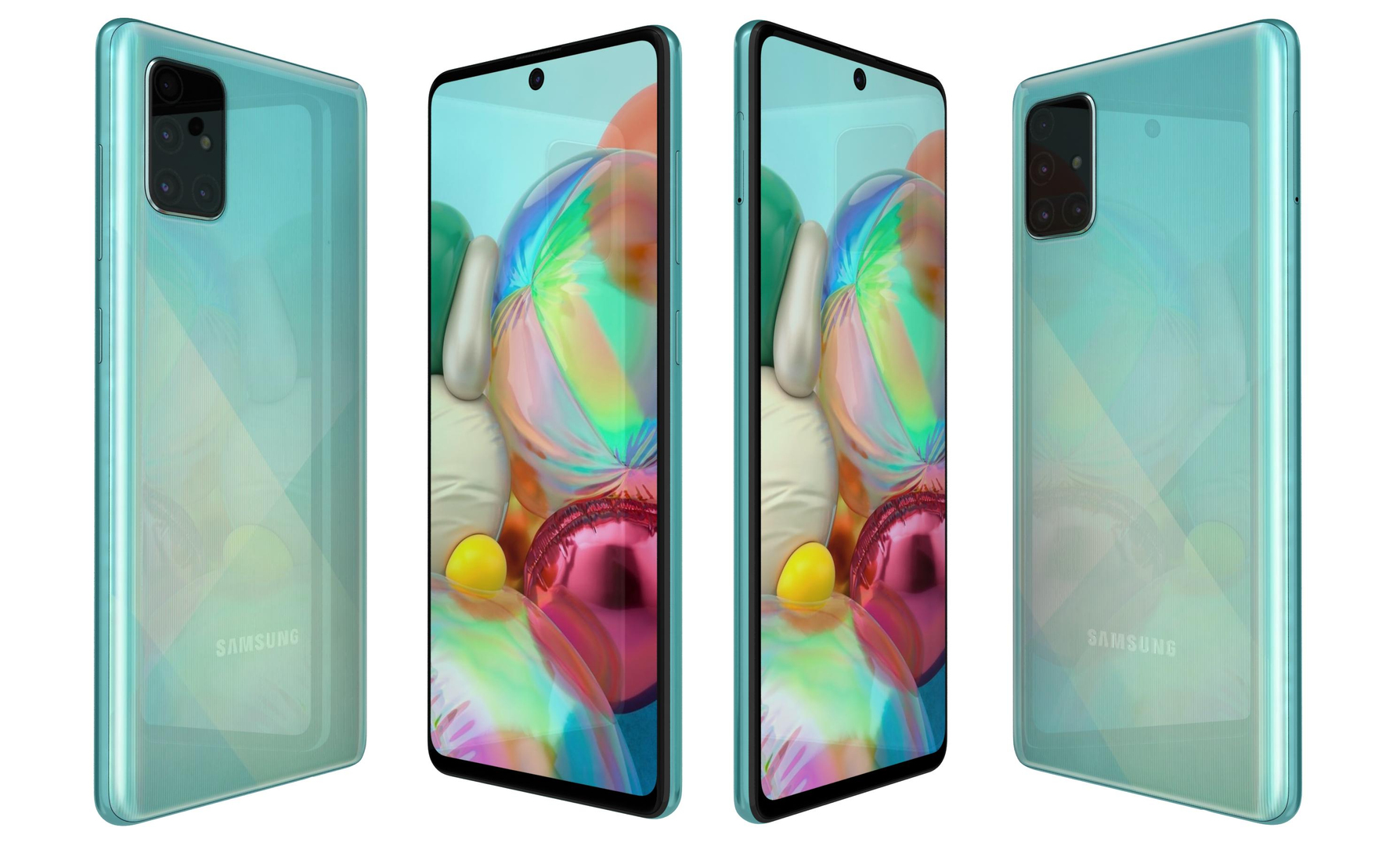 3D samsung galaxy a71 blue model - TurboSquid 1489820