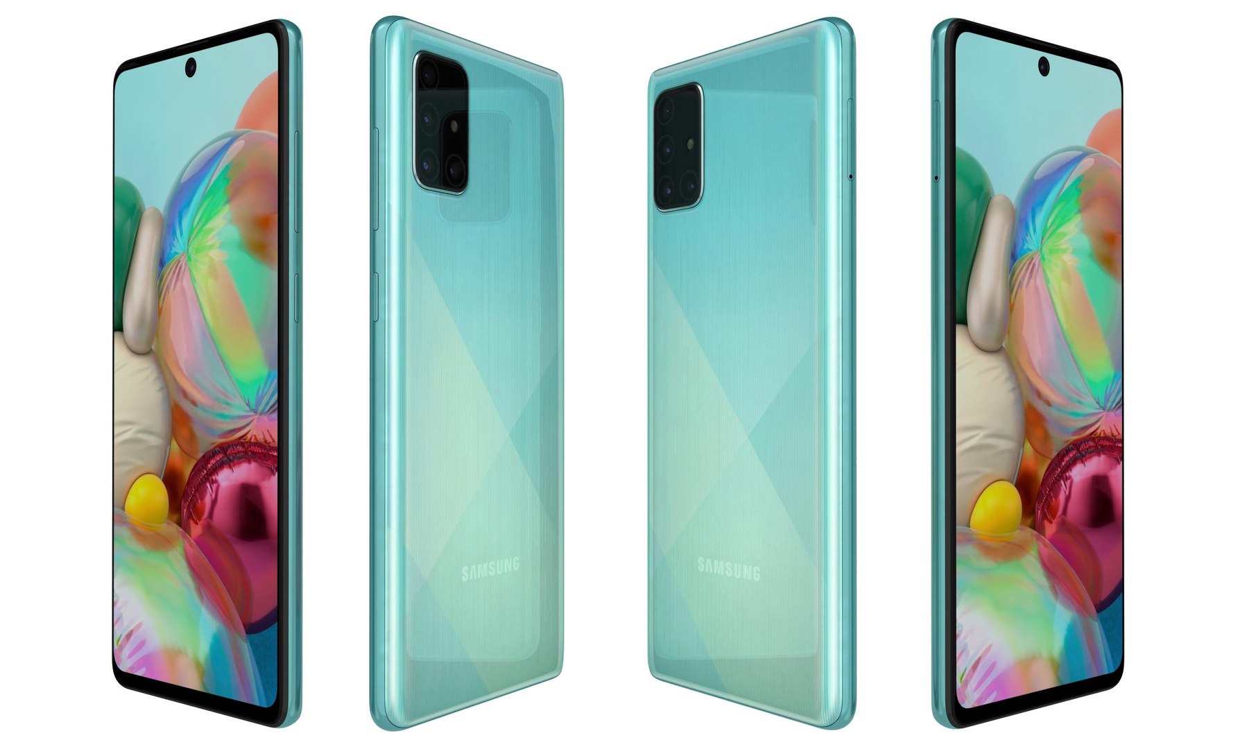 3D samsung galaxy a71 blue model - TurboSquid 1489820