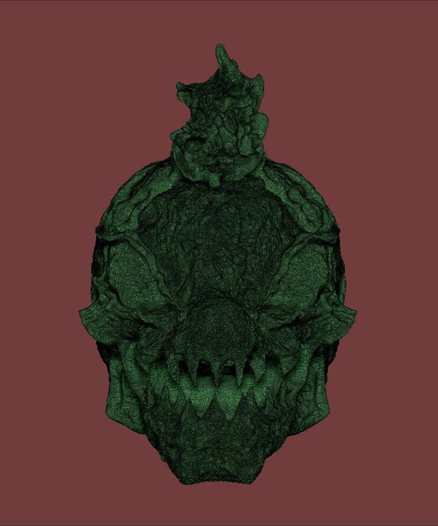 3D head alien monster - TurboSquid 1243330