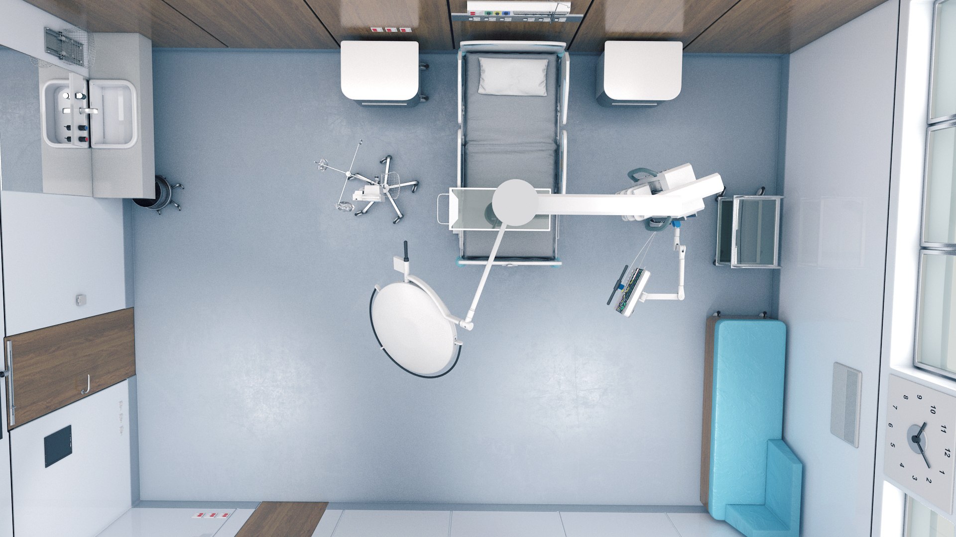3D Special Care Hospital Room - TurboSquid 2083302