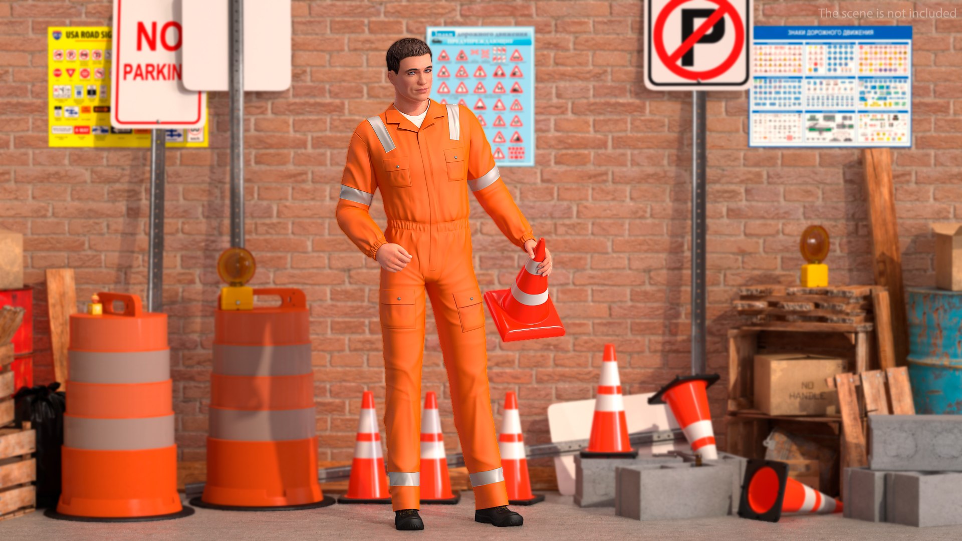 3D workers works - TurboSquid 1621052