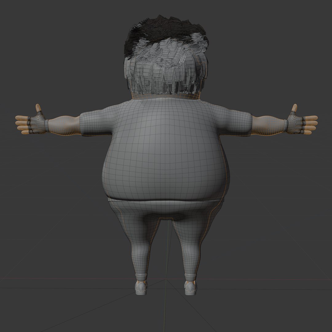 3D Model Superhero Funny Fat Boy Called SUPER - TurboSquid 2325957