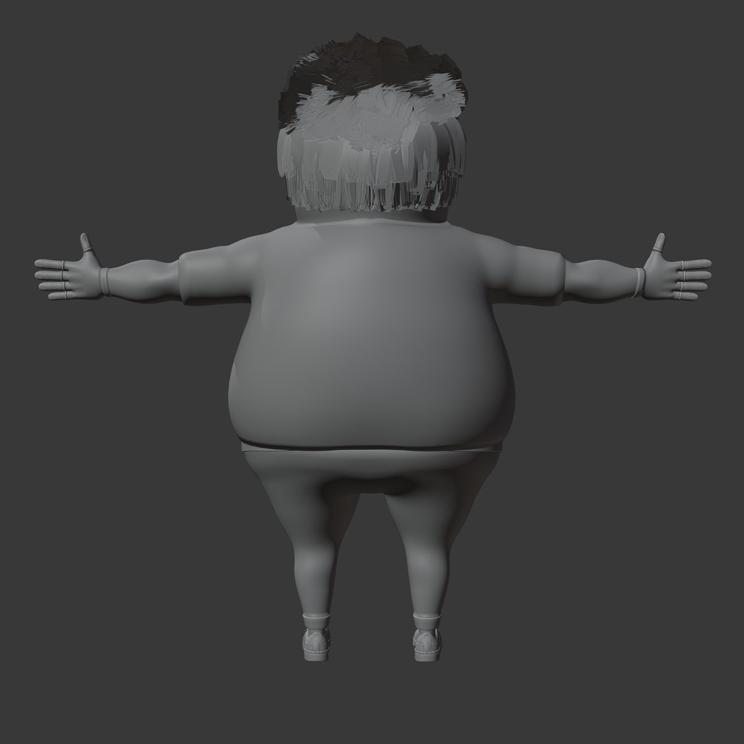 3D Model Superhero Funny Fat Boy Called SUPER - TurboSquid 2325957