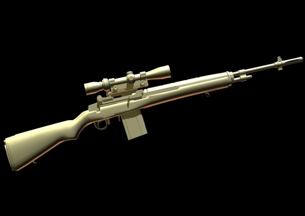 weapons rifle gun 3d model