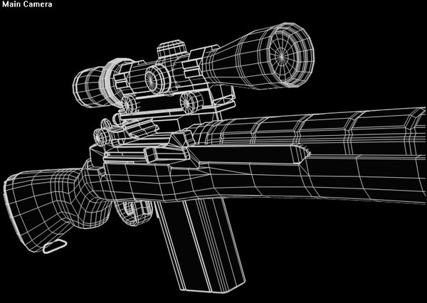 weapons rifle gun 3d model