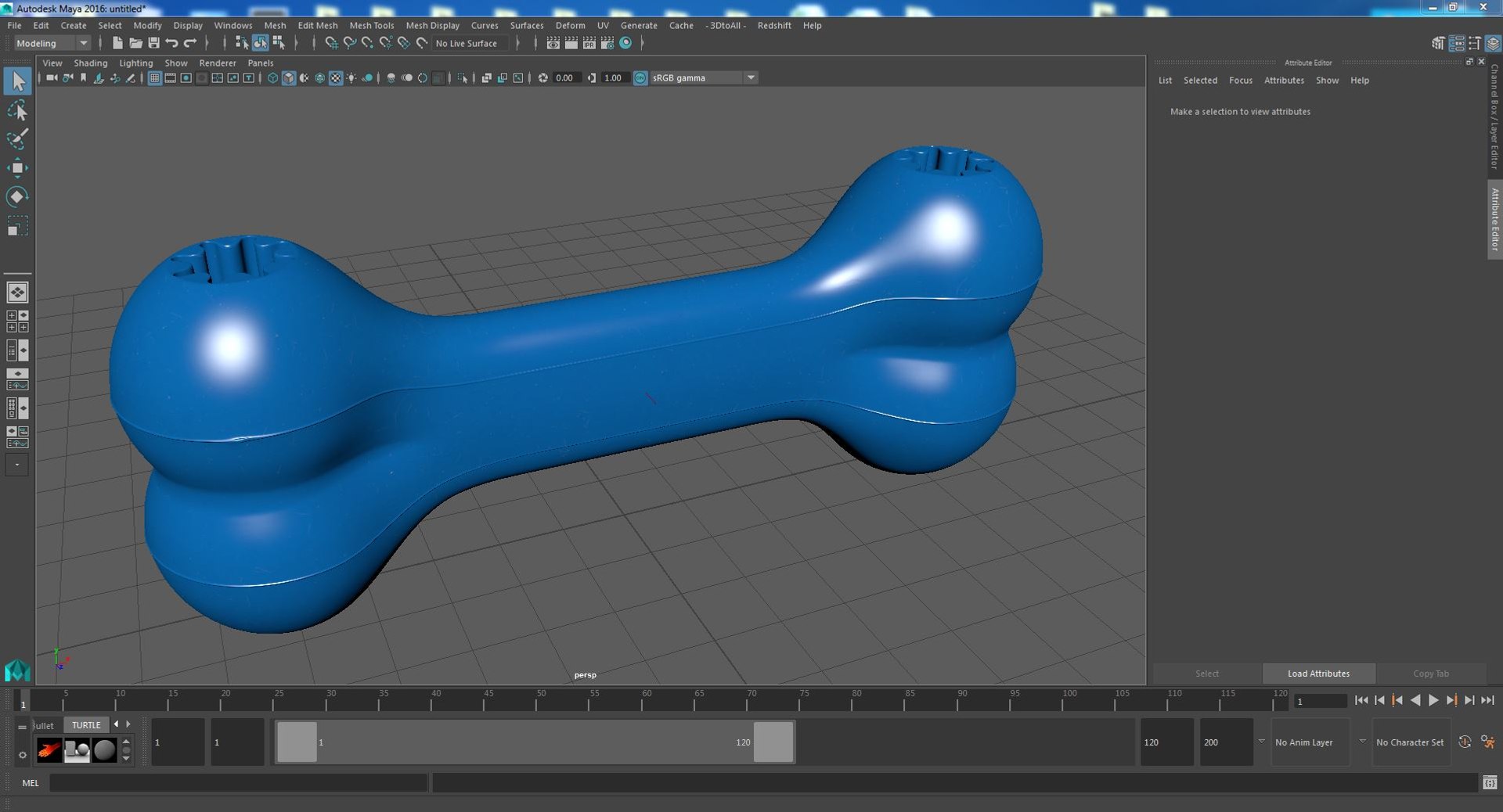 3D Small Rubber Chew Bone Toy - TurboSquid 1926872