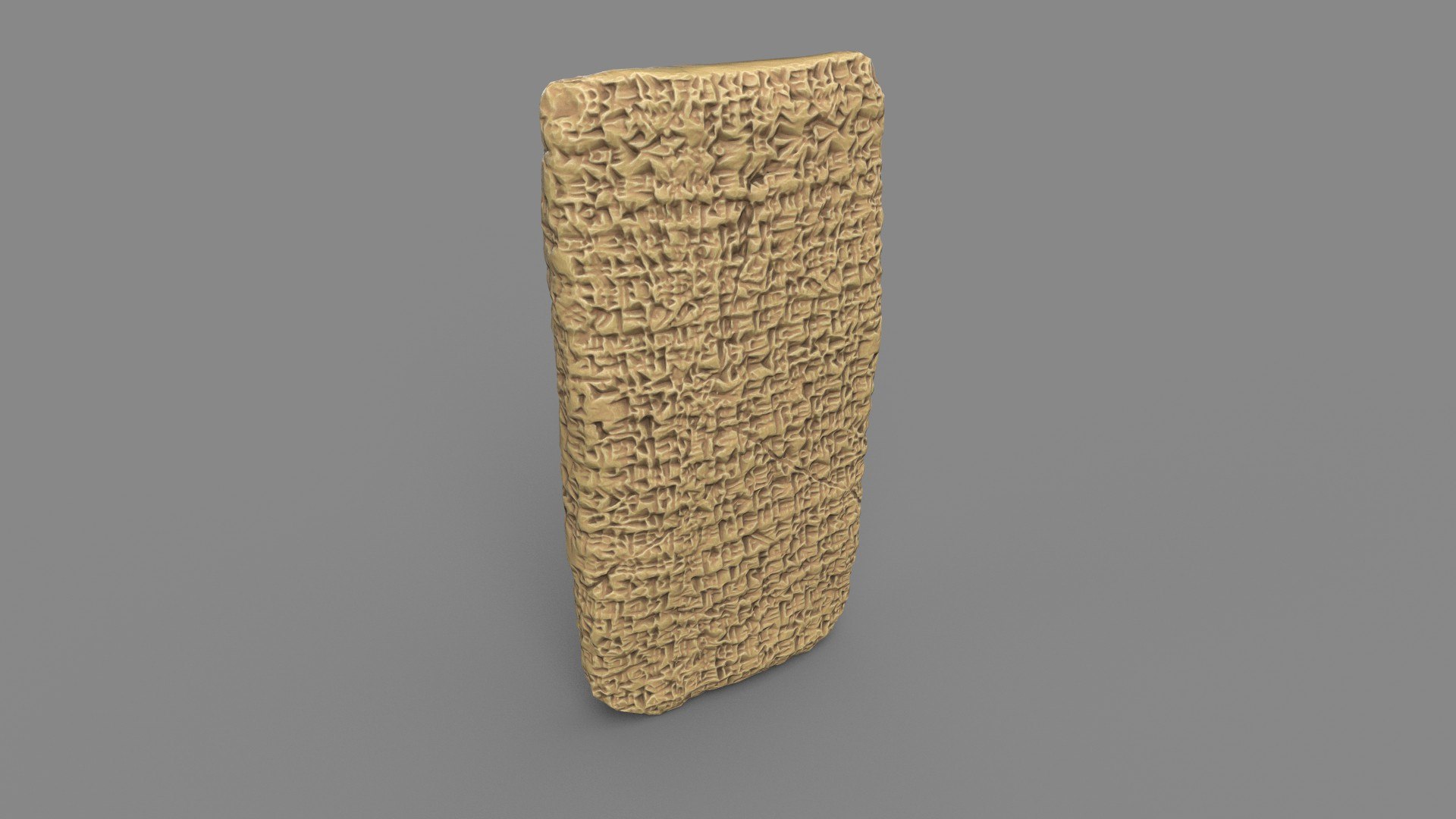 Tablet Clay Ancient 3D Model - TurboSquid 1600837