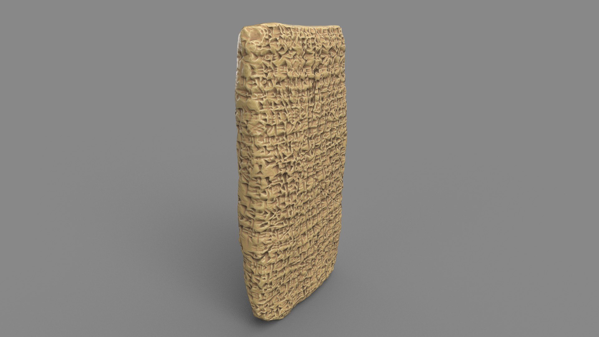 Tablet Clay Ancient 3D Model - TurboSquid 1600837