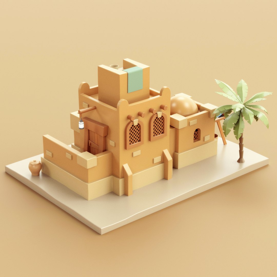 3D Model Arab House 03 - TurboSquid 1835961