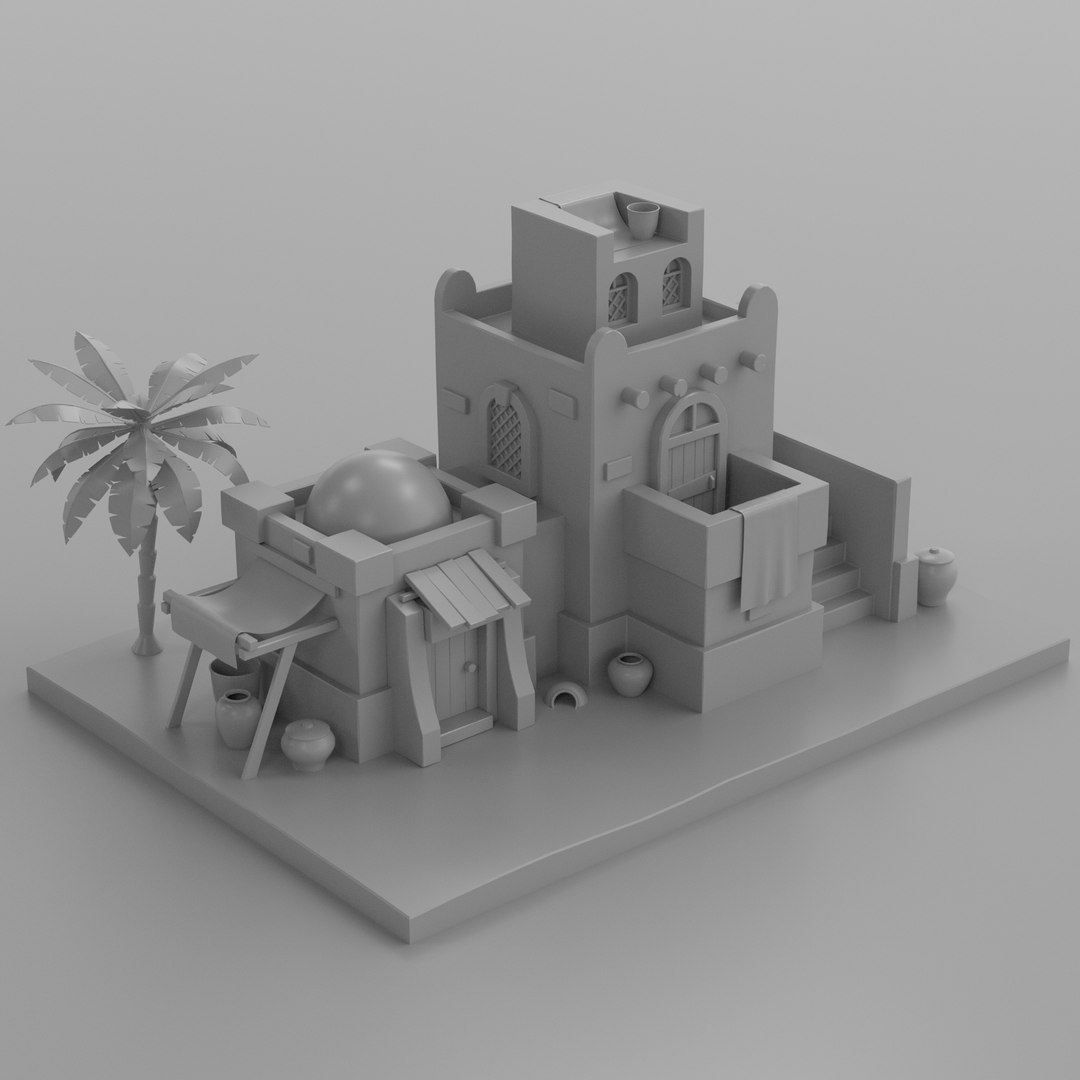 3D Model Arab House 03 - TurboSquid 1835961