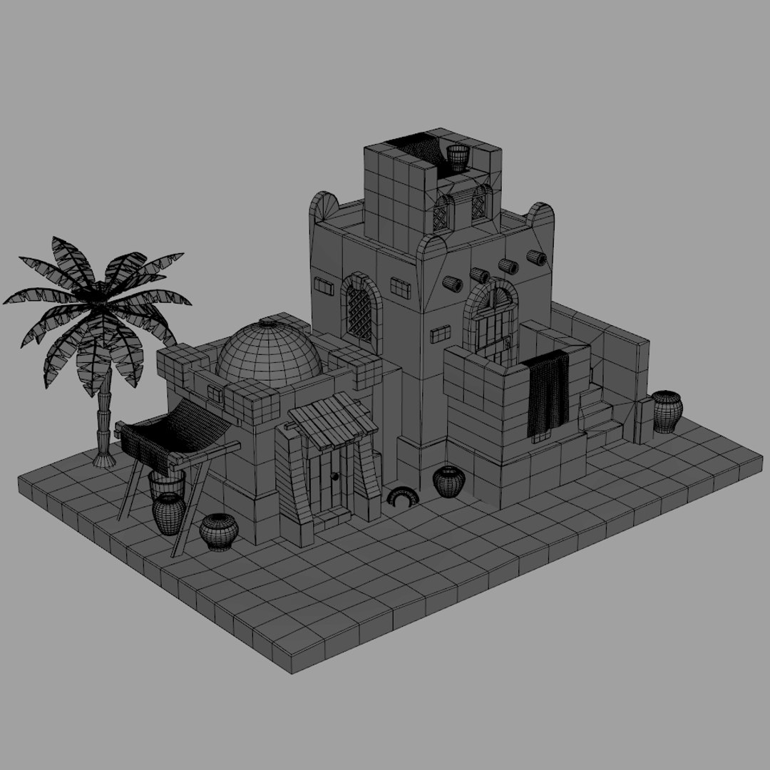 3D Model Arab House 03 - TurboSquid 1835961