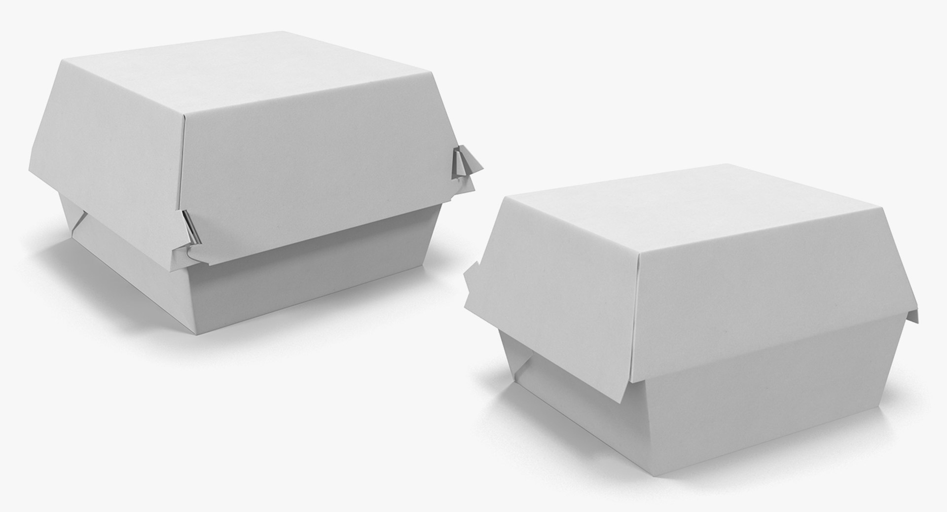 3D Model Cheeseburger Box Burger - TurboSquid 1274020