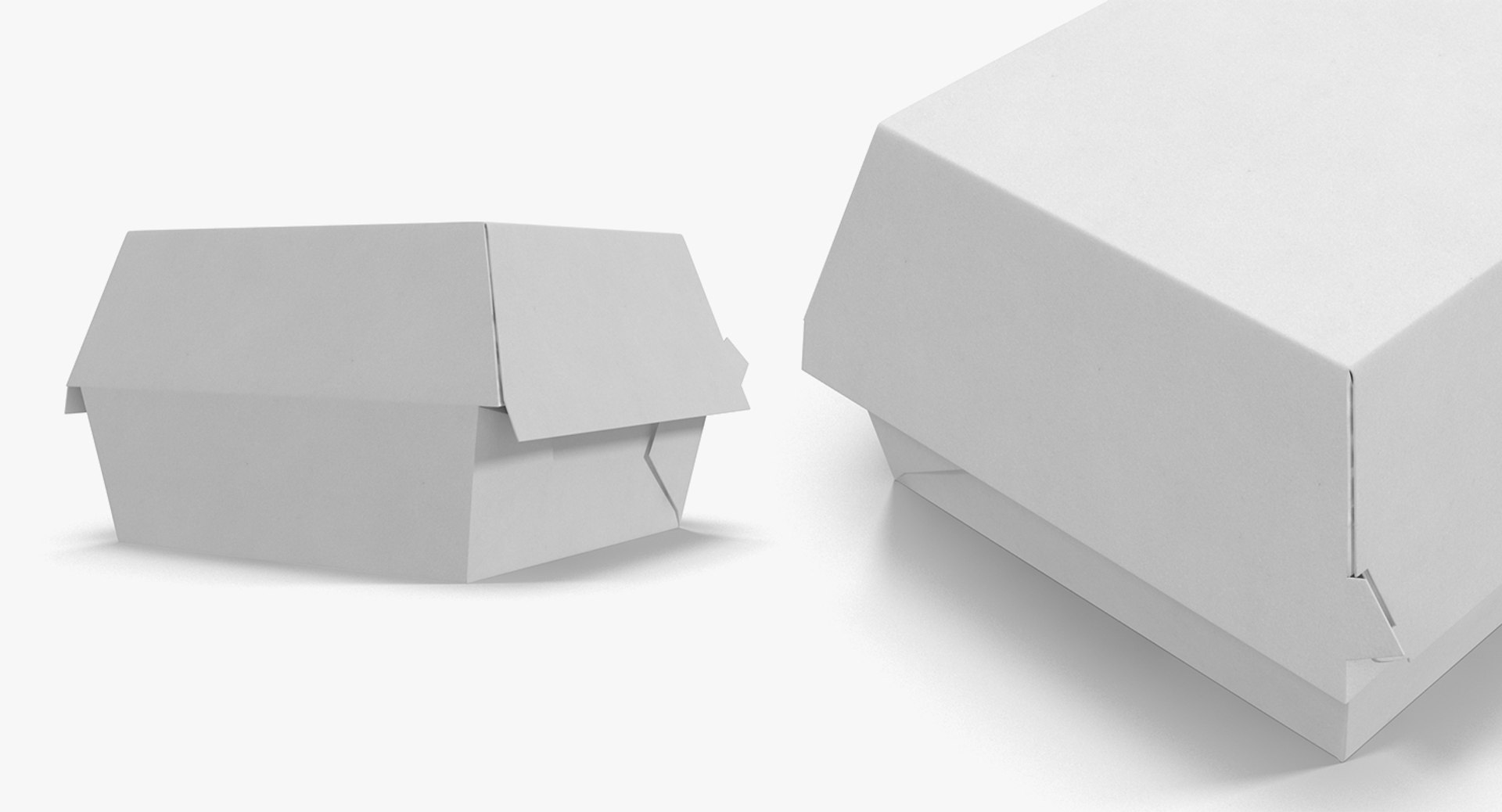 3D Model Cheeseburger Box Burger - TurboSquid 1274020