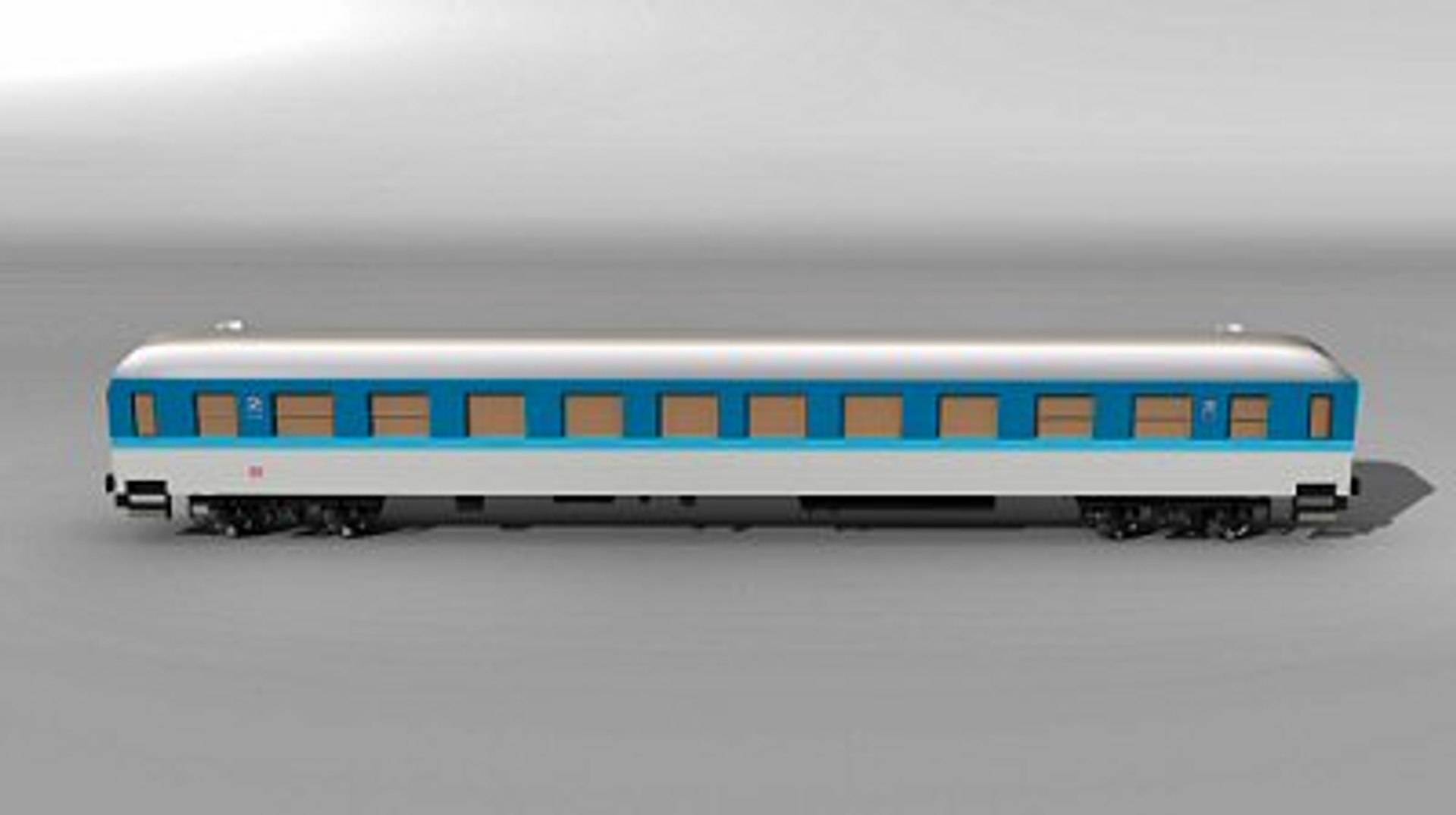 3d Obj Interregio Passenger Car