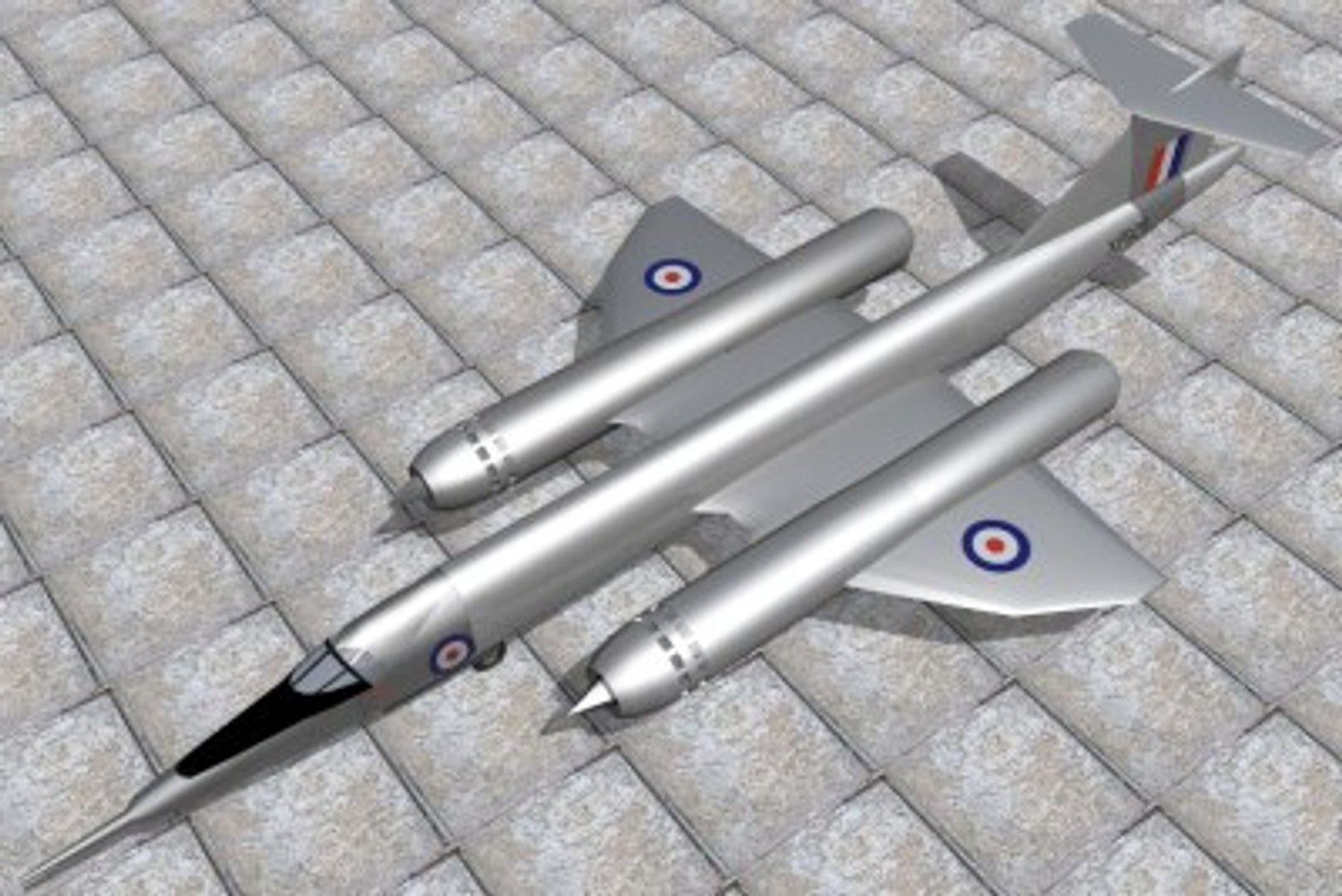 Bristol Jet 188 3d 3ds