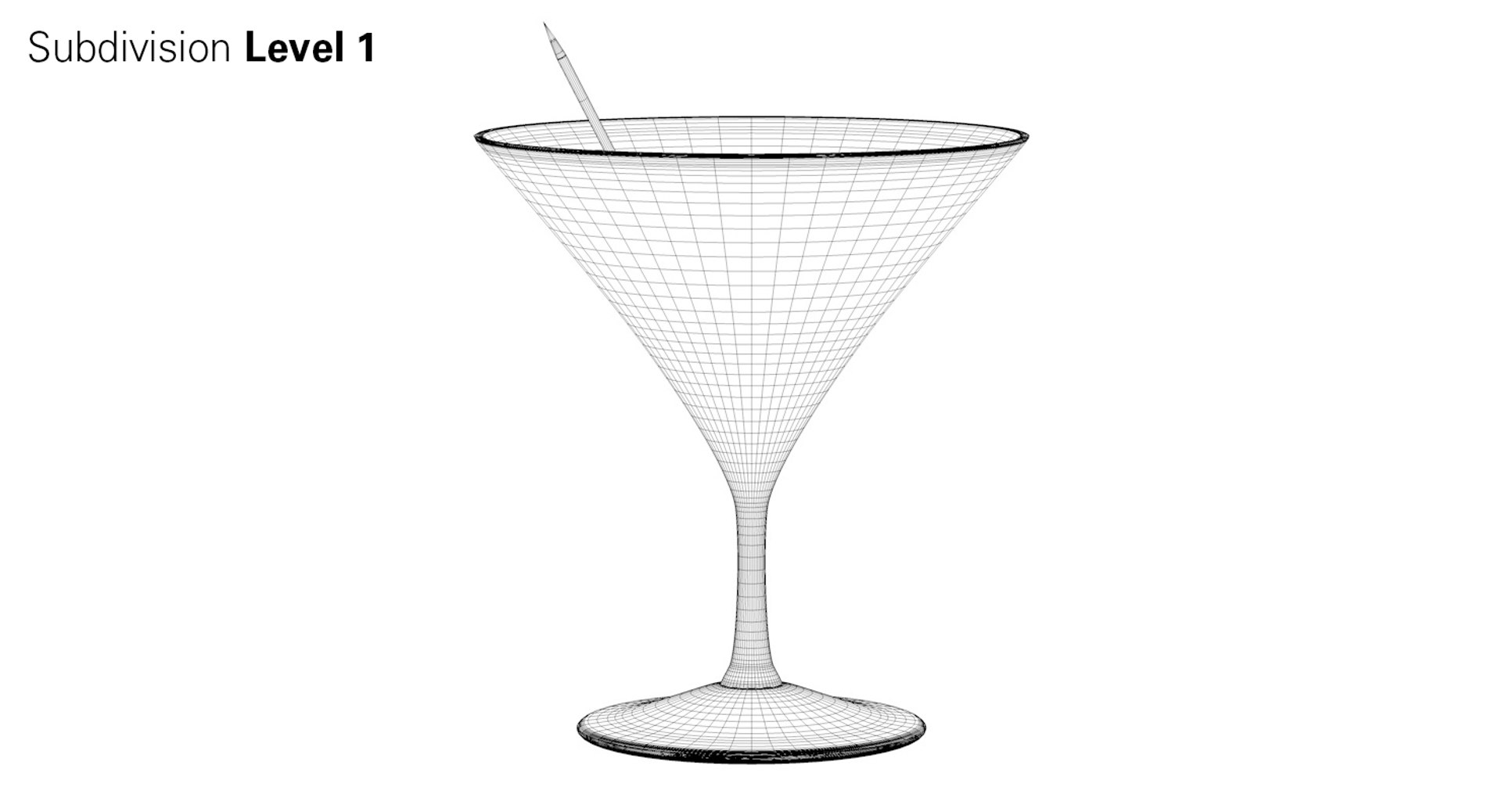 Martini Cocktail Glass 3D Model - TurboSquid 1412586