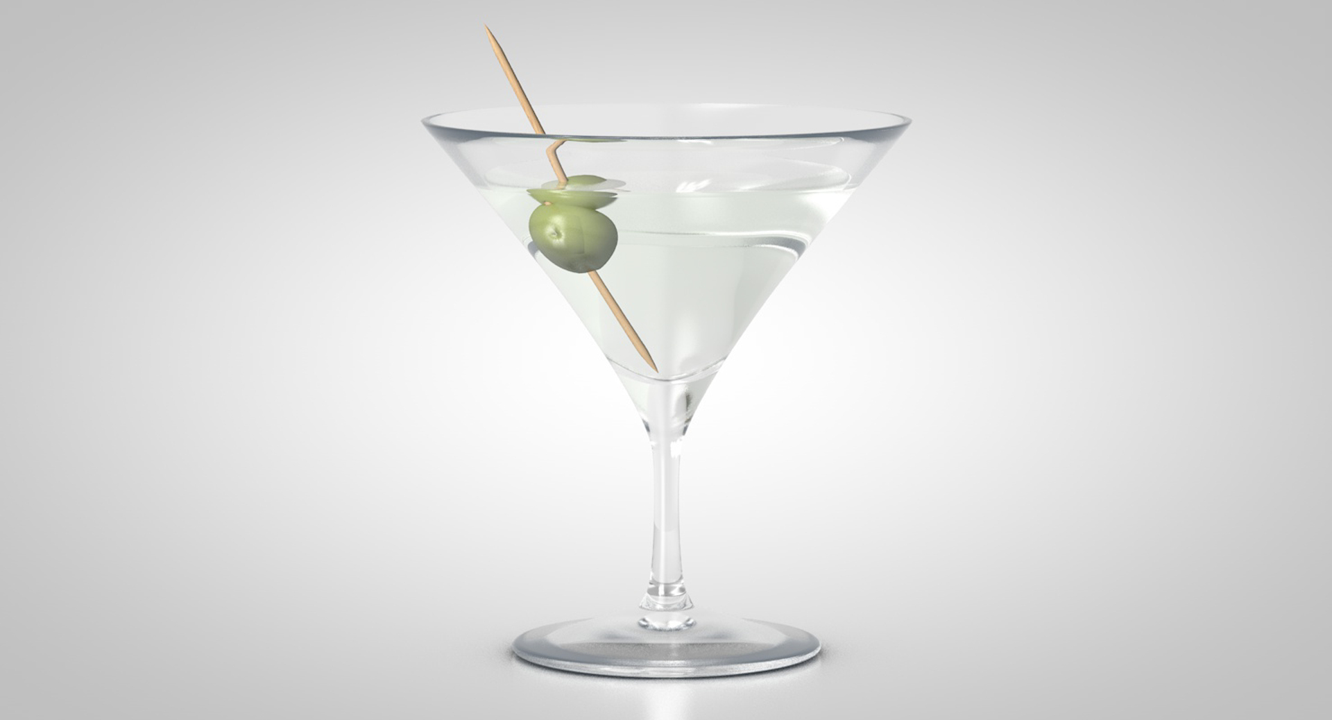 Martini Cocktail Glass 3D Model - TurboSquid 1412586