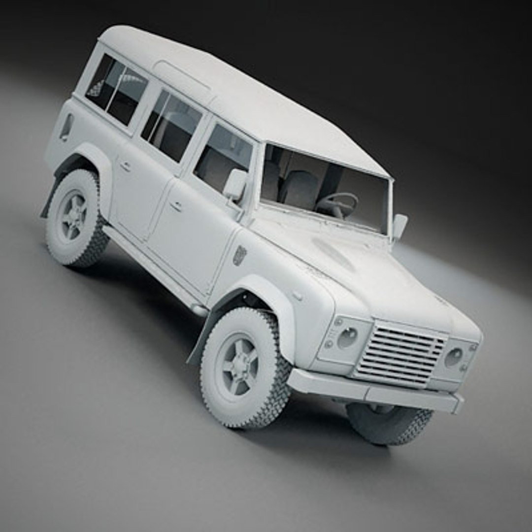 3d Model Defender 4x4 Classic