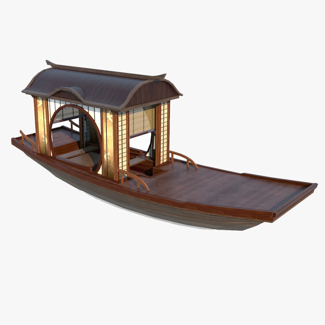 Ancient Asian Boats 3D Model - TurboSquid 2031099