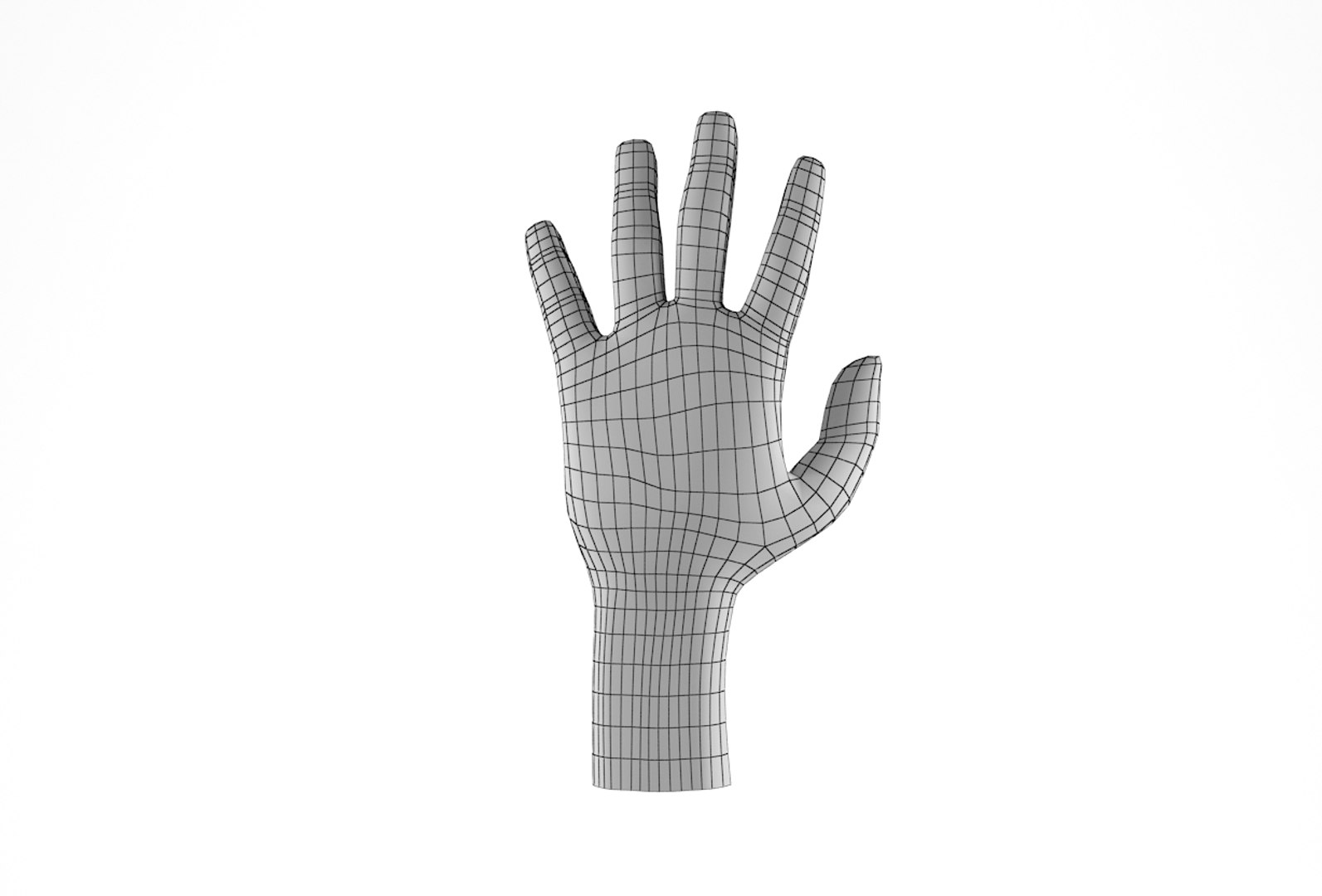 Man hand cartoon 3D - TurboSquid 1335170