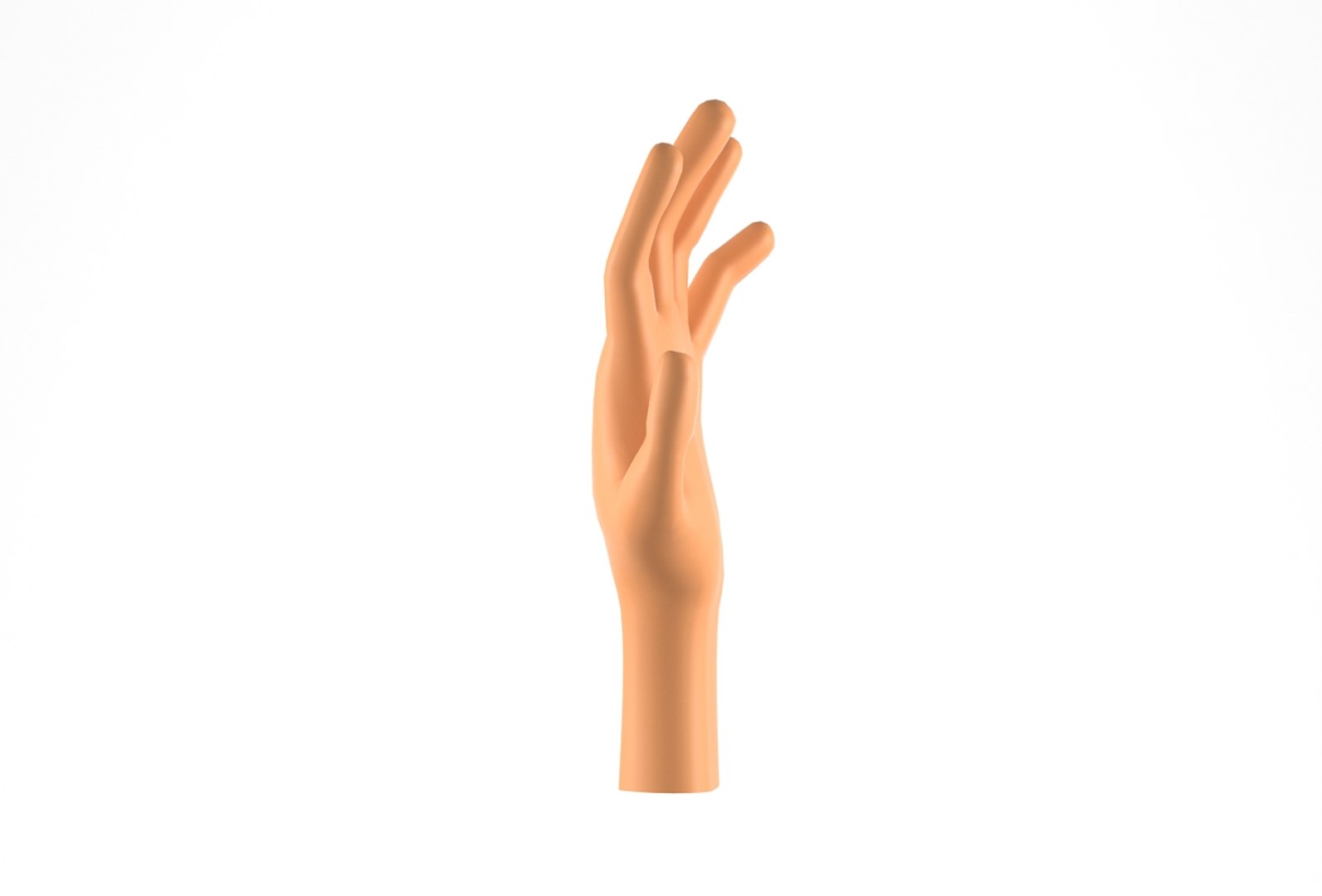 Man hand cartoon 3D - TurboSquid 1335170