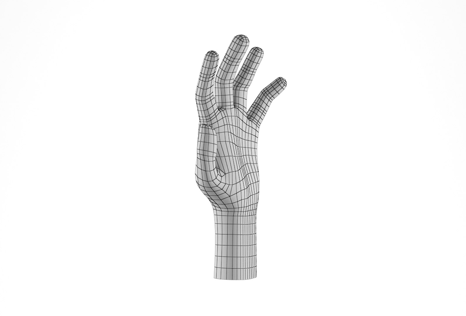 Man hand cartoon 3D - TurboSquid 1335170