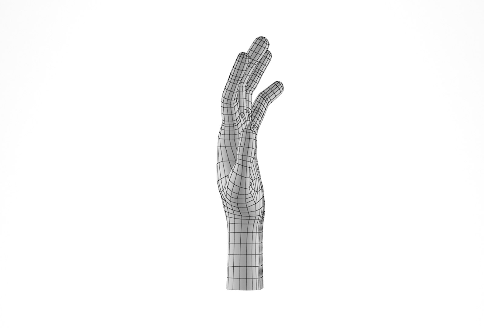 Man hand cartoon 3D - TurboSquid 1335170