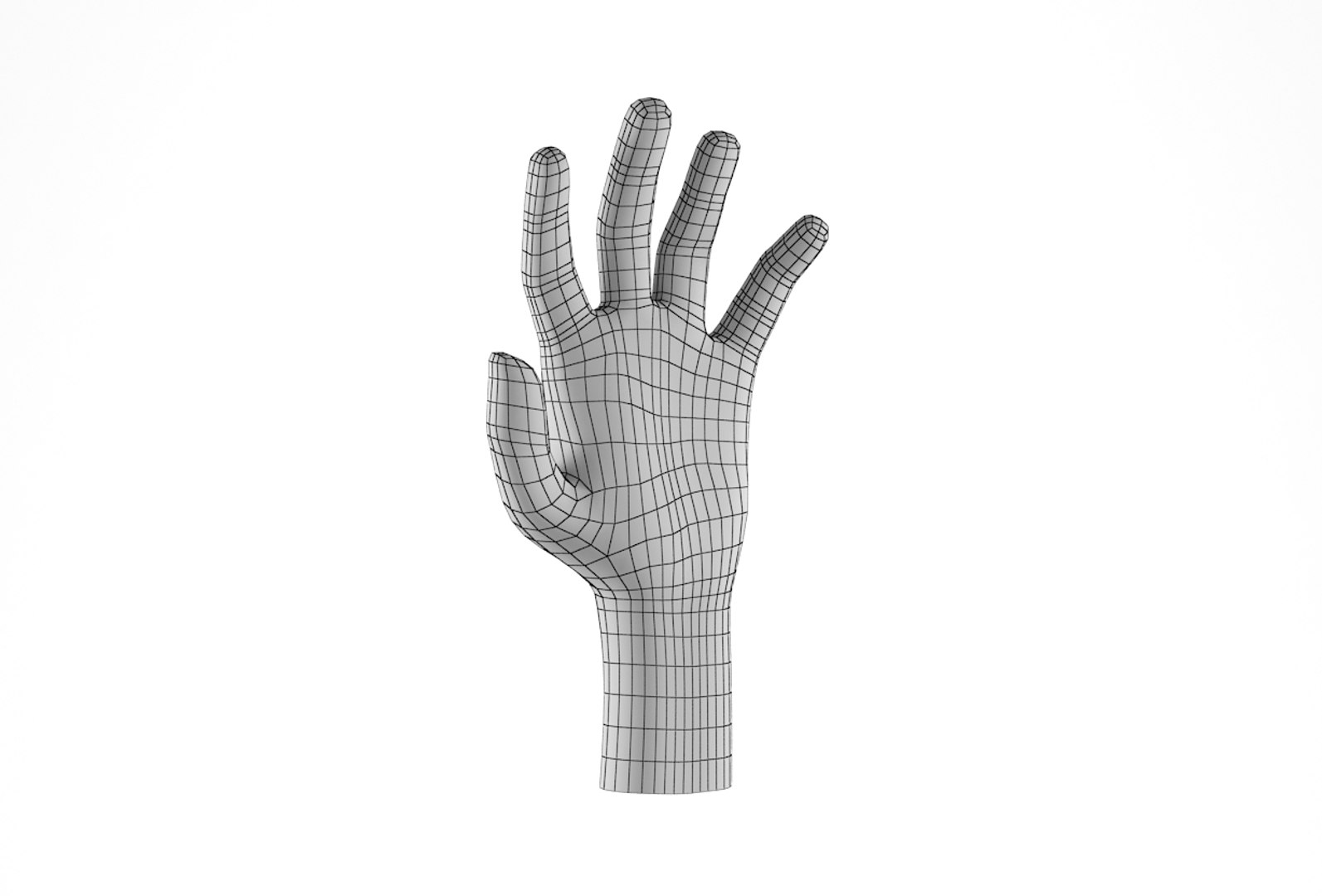 Man hand cartoon 3D - TurboSquid 1335170