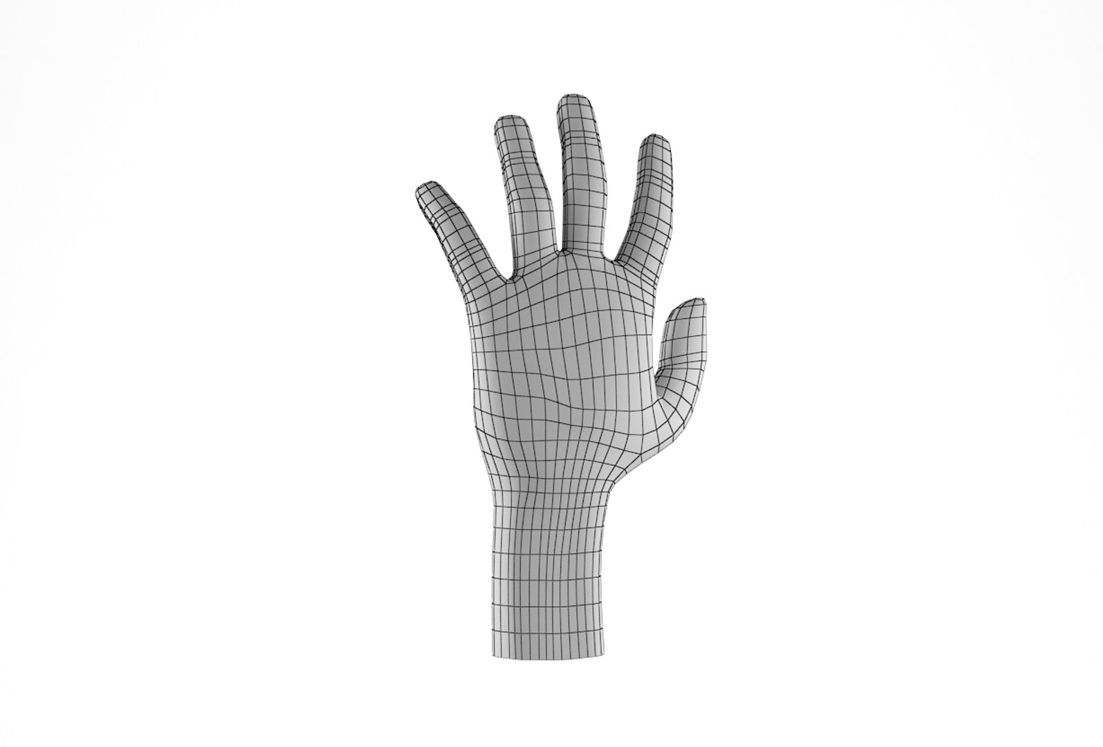 Man hand cartoon 3D - TurboSquid 1335170