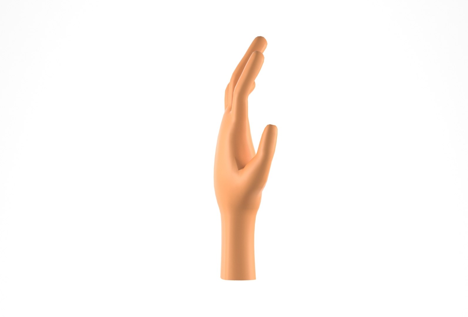 Man hand cartoon 3D - TurboSquid 1335170