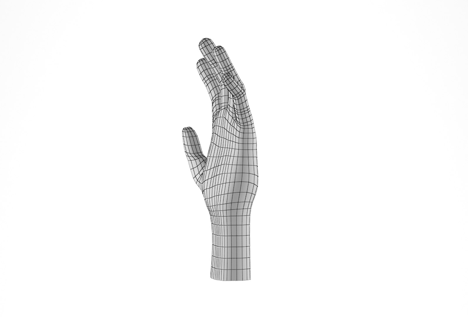 Man hand cartoon 3D - TurboSquid 1335170