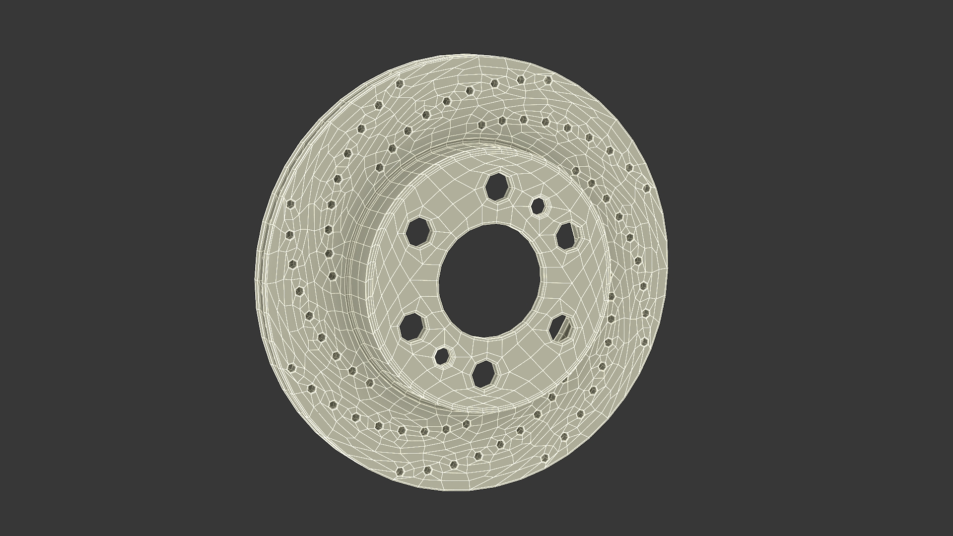 High-Performance Sport Brake Rotor 3D Model - TurboSquid 2390526