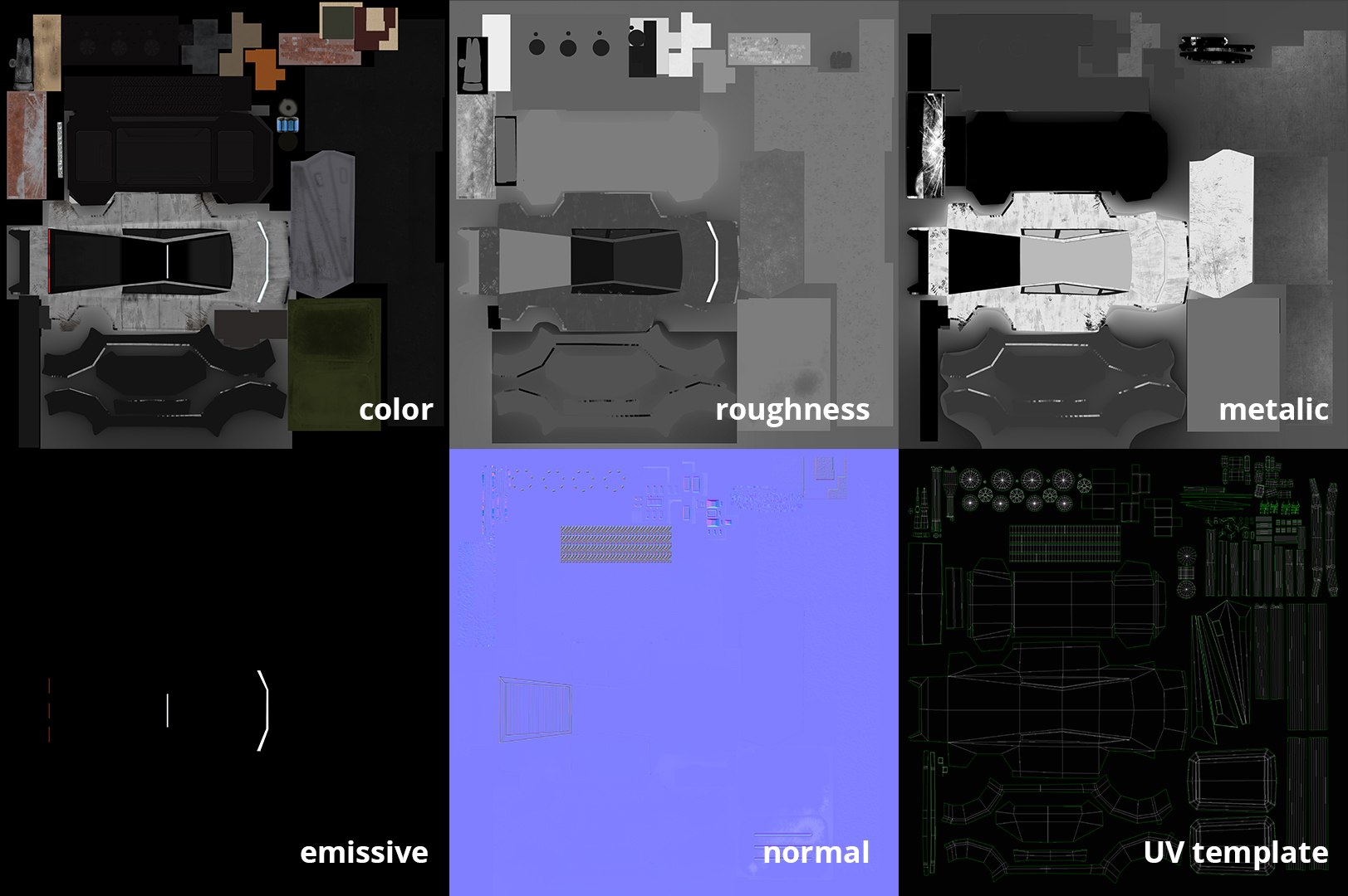 Cybertruck Survival 3D - TurboSquid 1795703