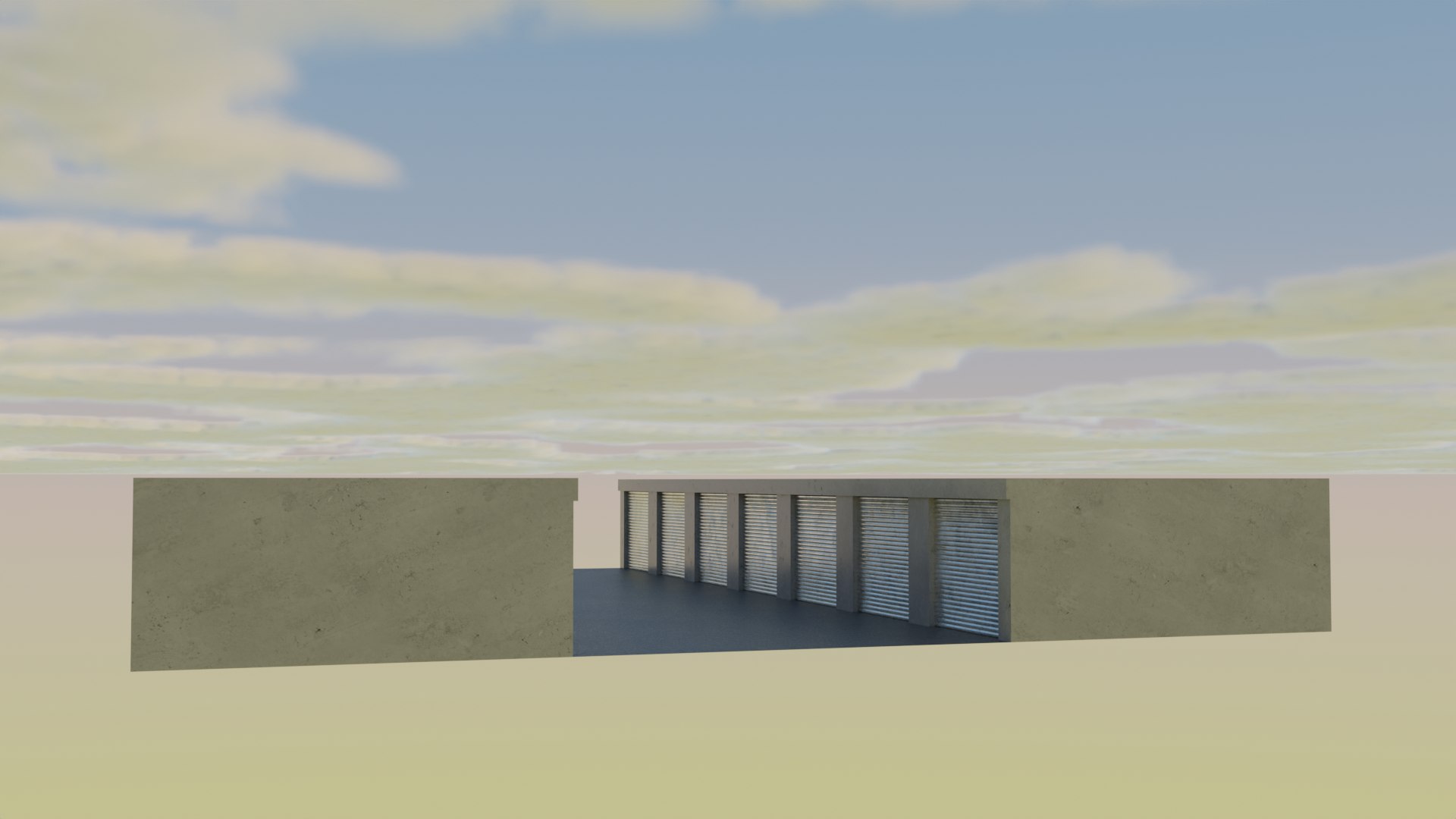 3D Model Low Poly Garages - TurboSquid 2261694