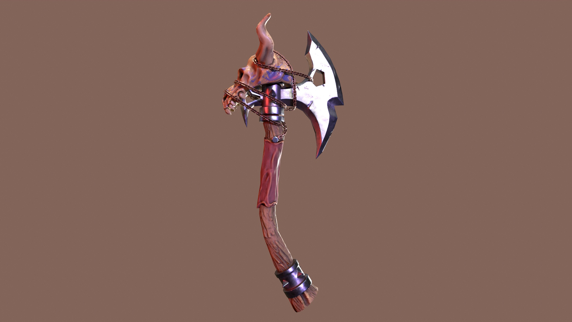 Bone Rage Axe 3D Model - TurboSquid 2243612