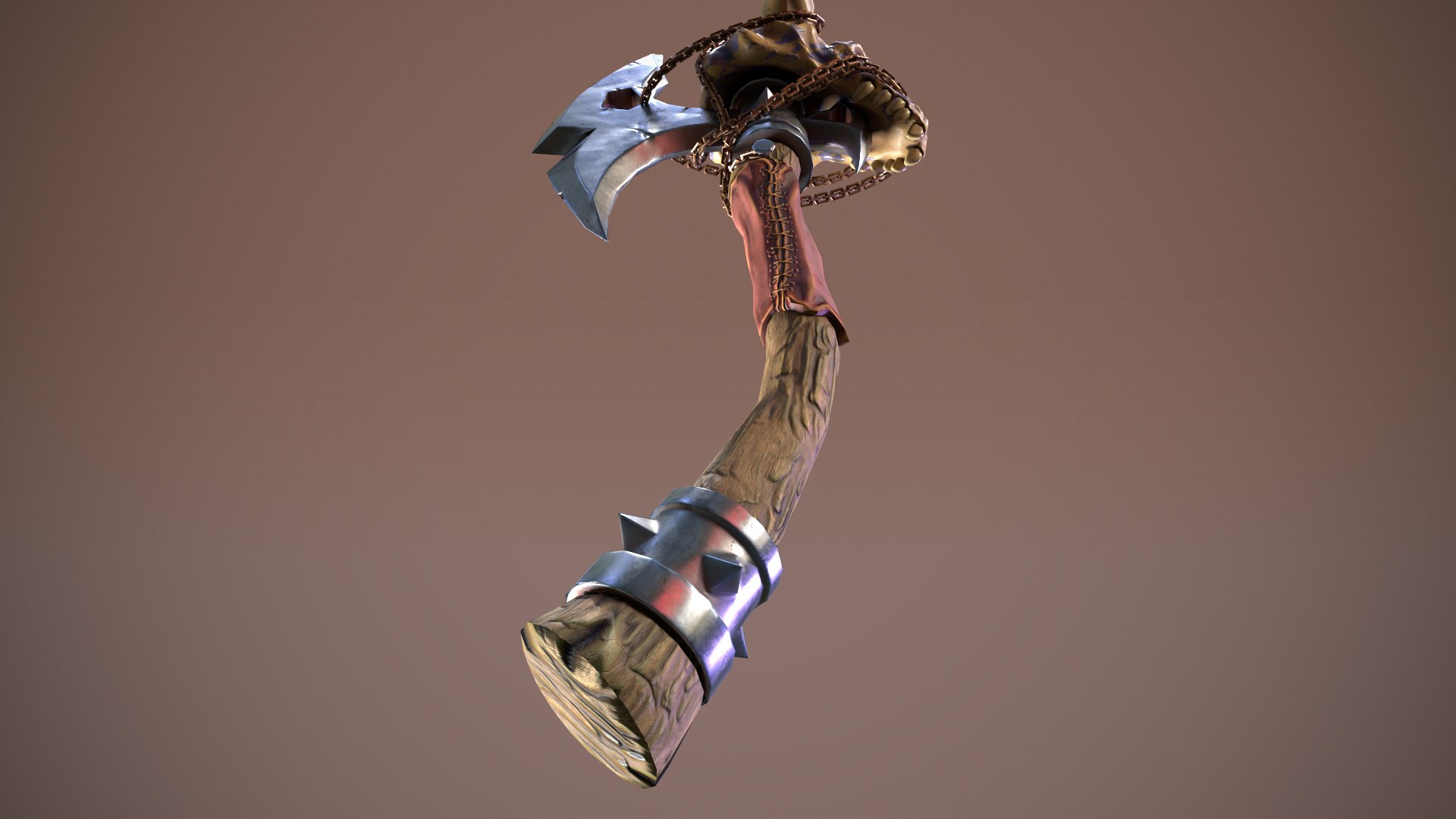 Bone Rage Axe 3D Model - TurboSquid 2243612