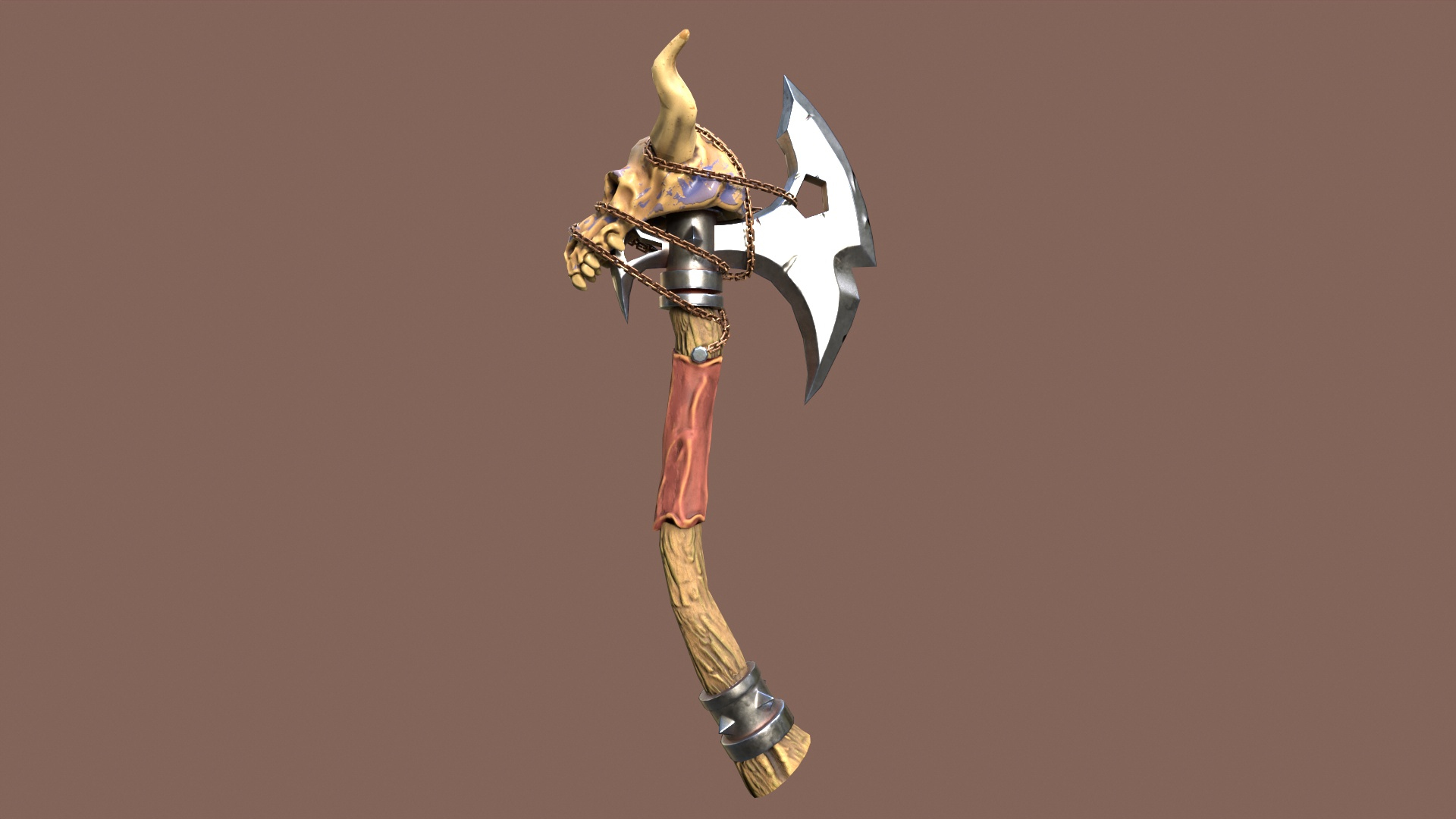 Bone Rage Axe 3D Model - TurboSquid 2243612