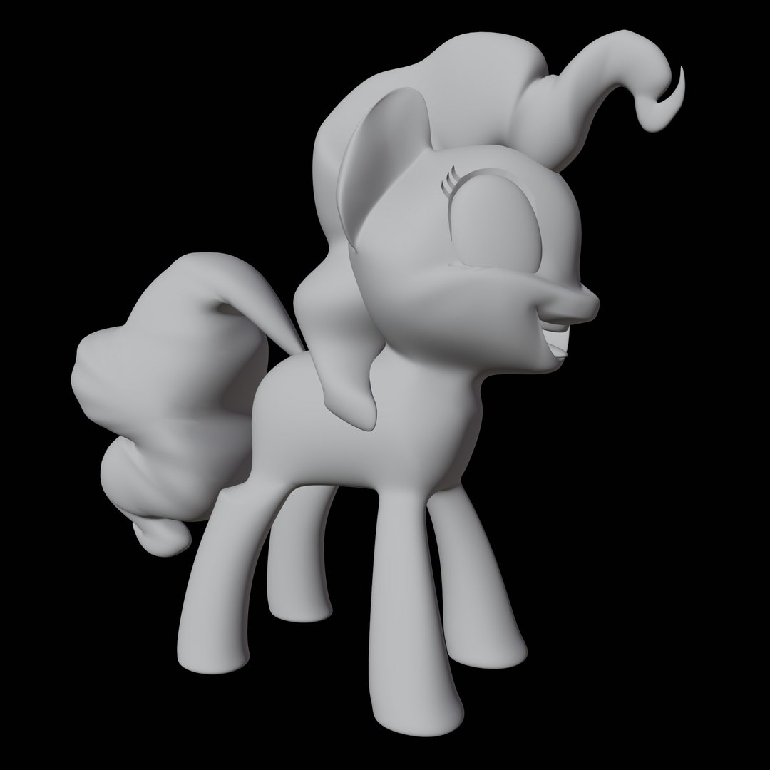 Rigged Pinkie Pie Pony Horse 3D - TurboSquid 1785569